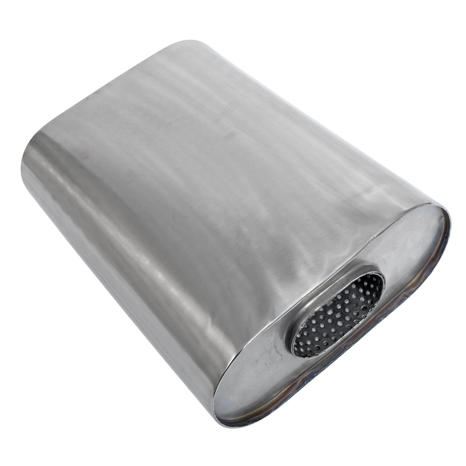 Summit Racing SUM-230453 Summit Racing™ 304 Stainless Oval Exhaust ...