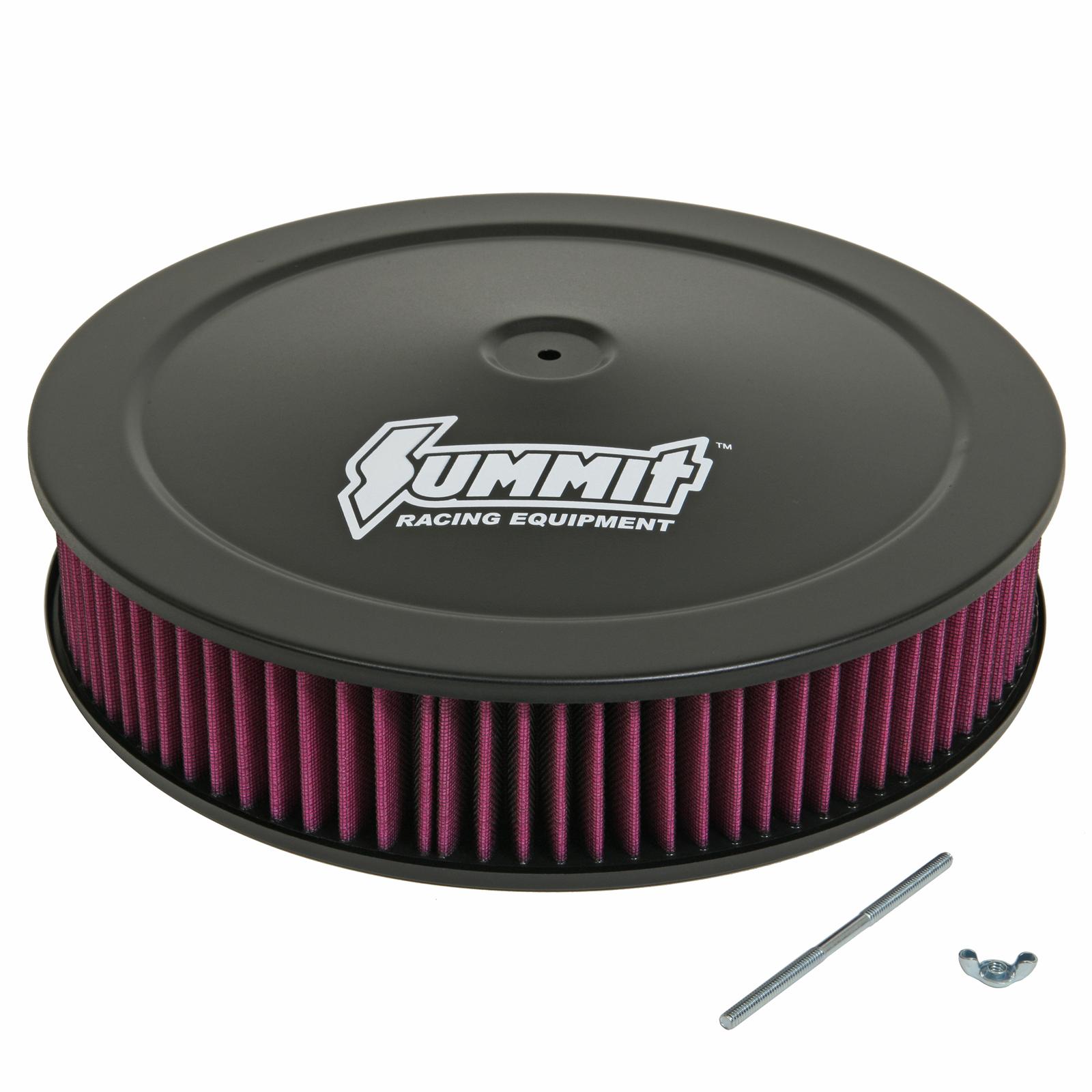 Summit Racing SUM-239433B-L Summit Racing™ Air Cleaners with Reusable ...