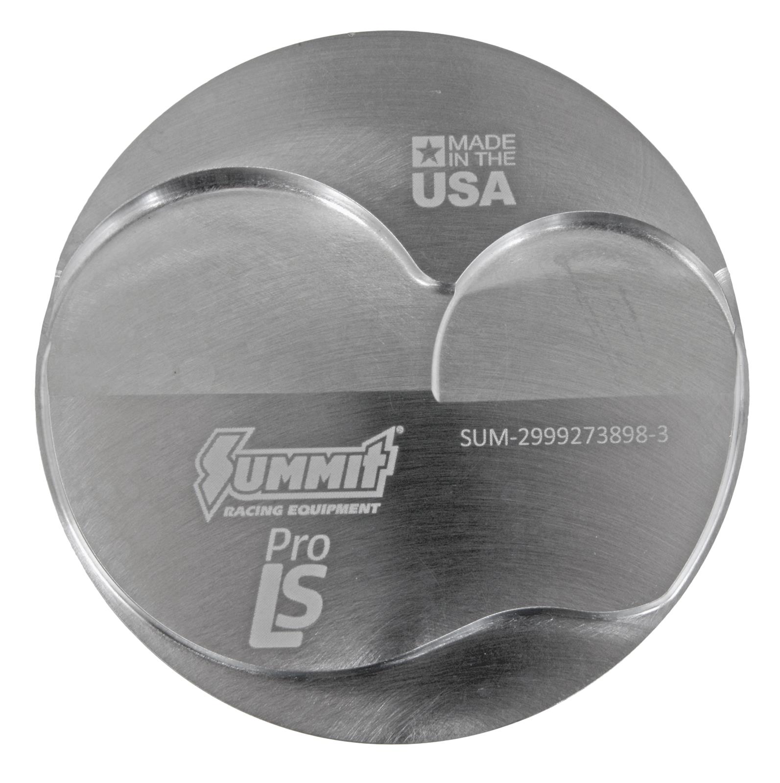 Summit Racing SUM-299S273898-3 Summit Racing™ Pro LS Forged Pistons ...
