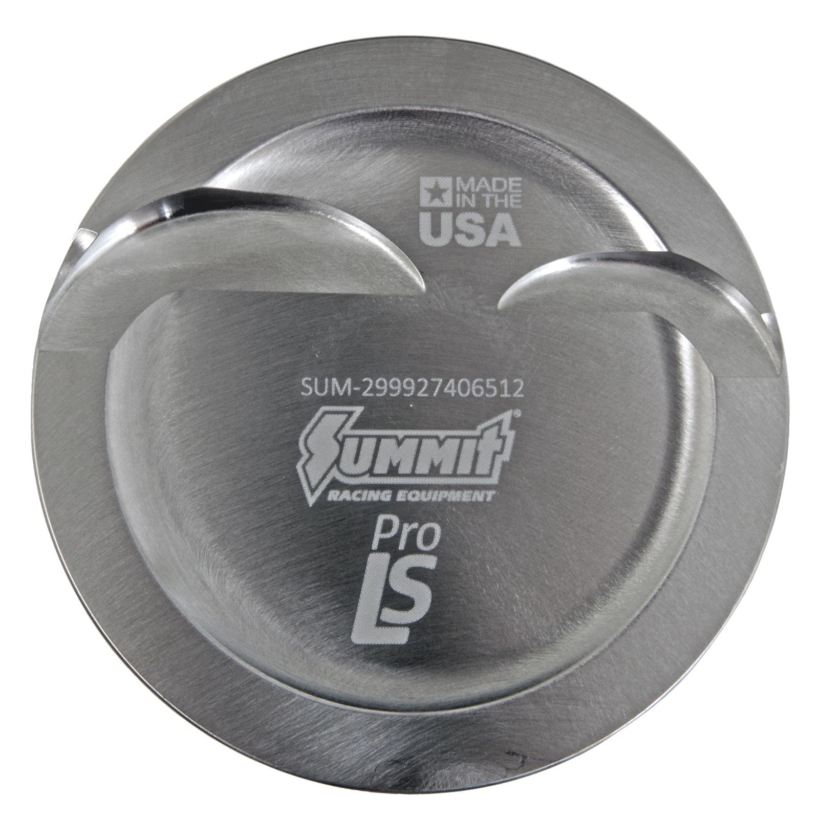 Summit Racing SUM-299S27406512 Summit Racing™ Pro LS Forged Pistons ...