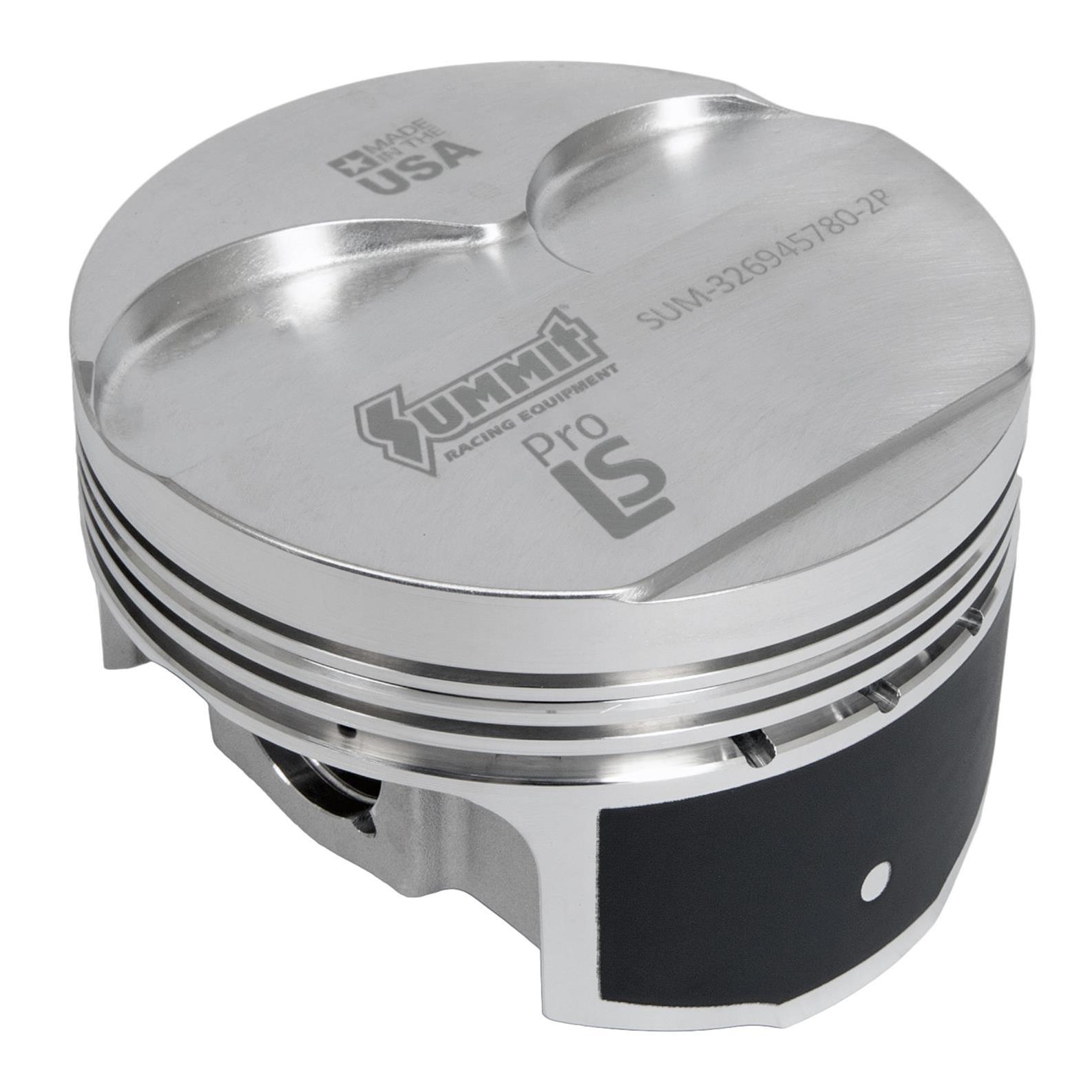 Summit Racing SUM-326945780-2P Summit Racing™ Pro LS Forged Pistons ...