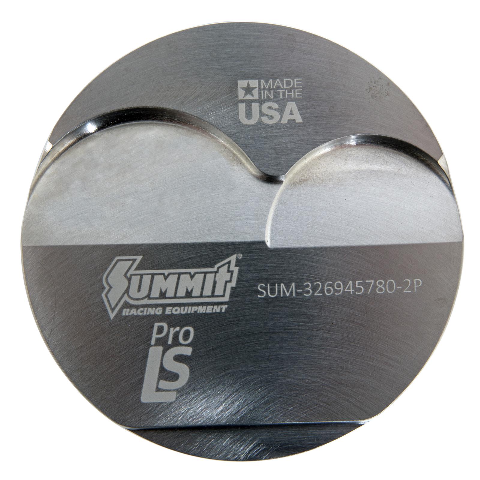 Summit Racing SUM-326945780-2P Summit Racing™ Pro LS Forged Pistons ...