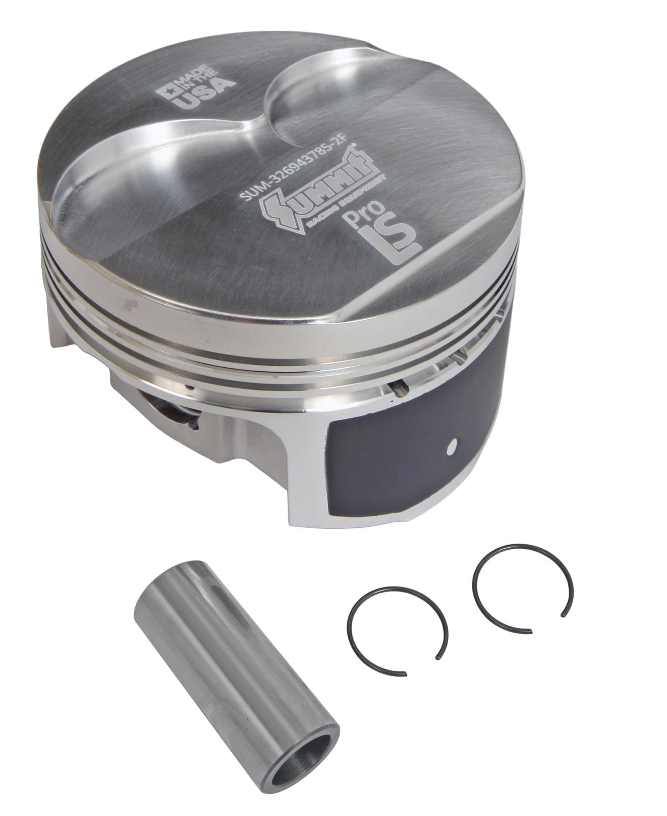 Summit Racing SUM-326S43785-2F Summit Racing™ Pro LS Forged Pistons ...