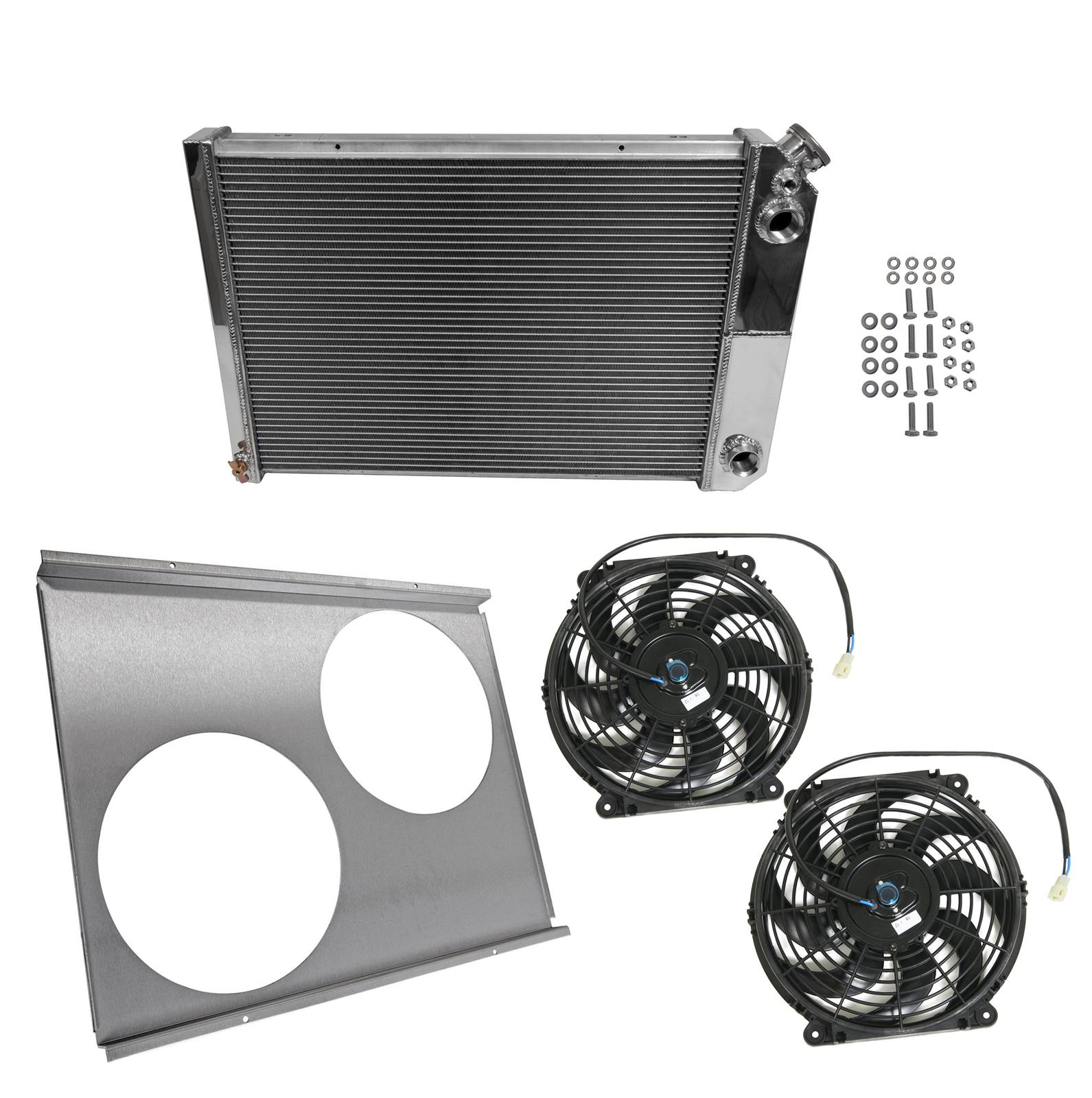 Summit Racing SUM-384074-KIT1 Summit Racing™ Pro LS Conversion Radiator ...