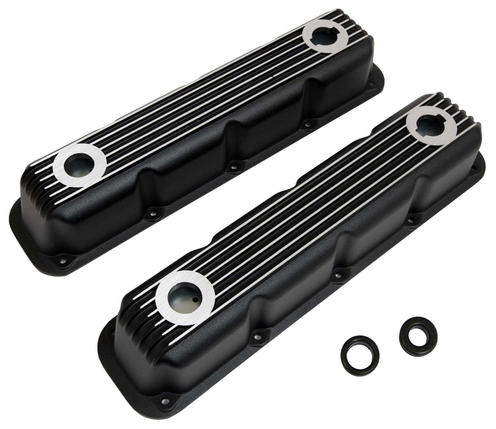 Summit Racing SUM-440425B Summit Racing™ Diecast Aluminum Valve Covers ...