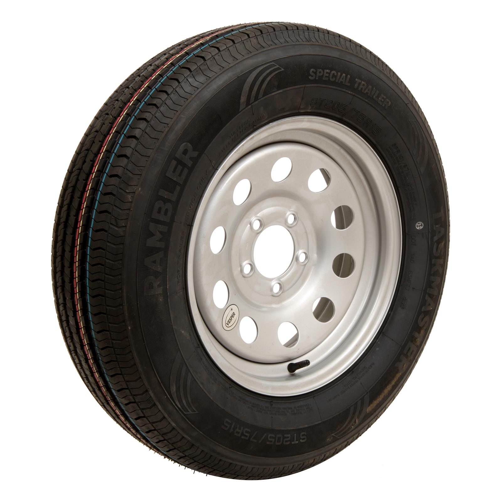 Summit Racing SUM-550A20515CS Summit Racing™ 550 Series Trailer Wheel ...