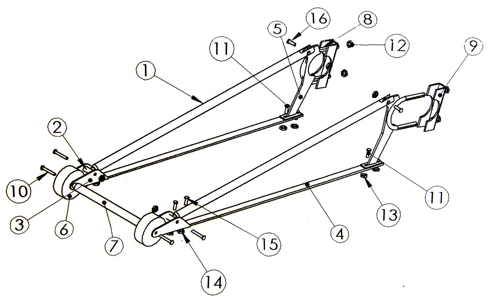 Summit Racing SUM-791040 Summit Racing™ Wheelie Bars | Summit Racing