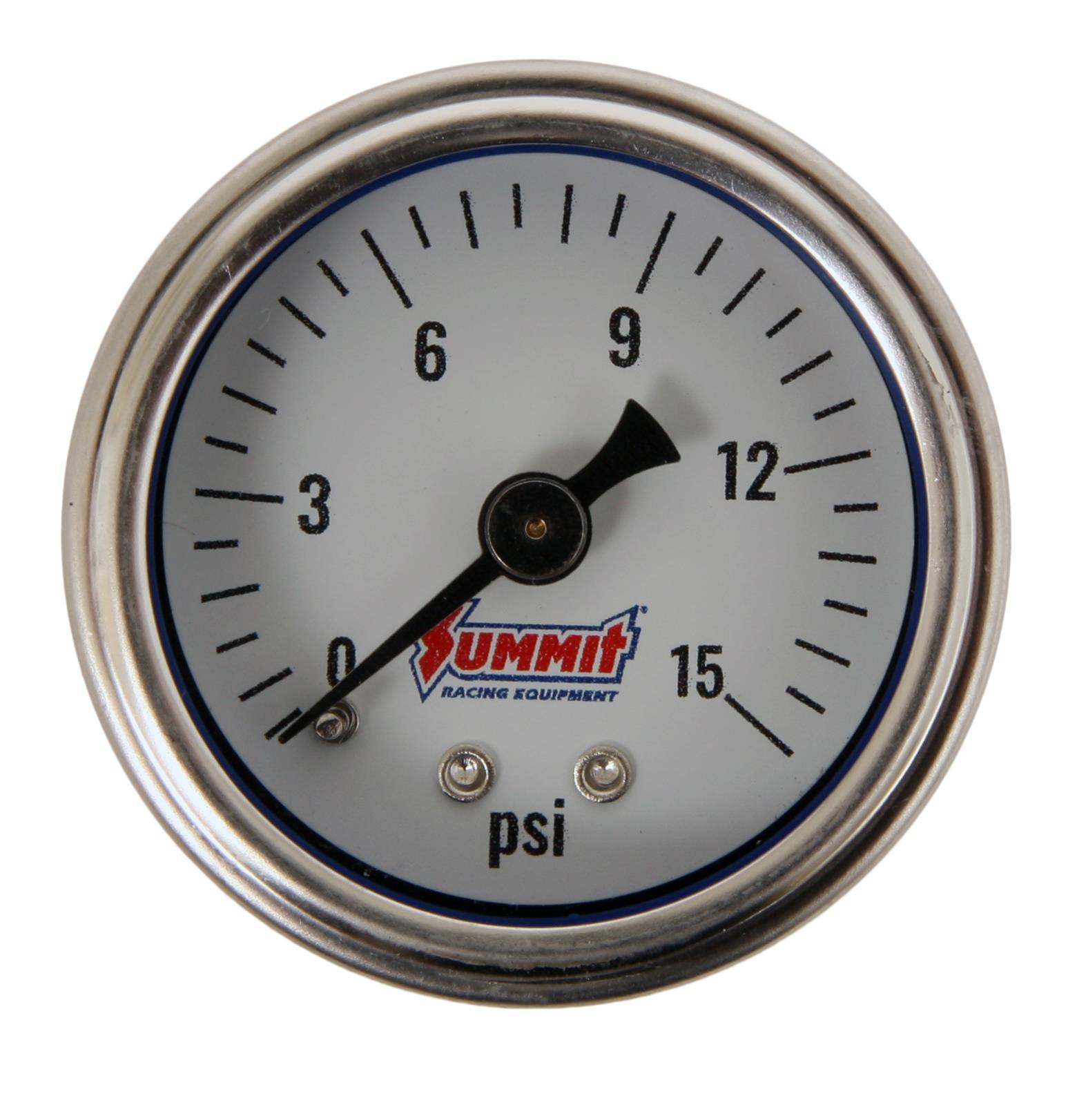Summit Racing SUM-800139 Summit Racing™ Fuel Pressure Gauges | Summit ...