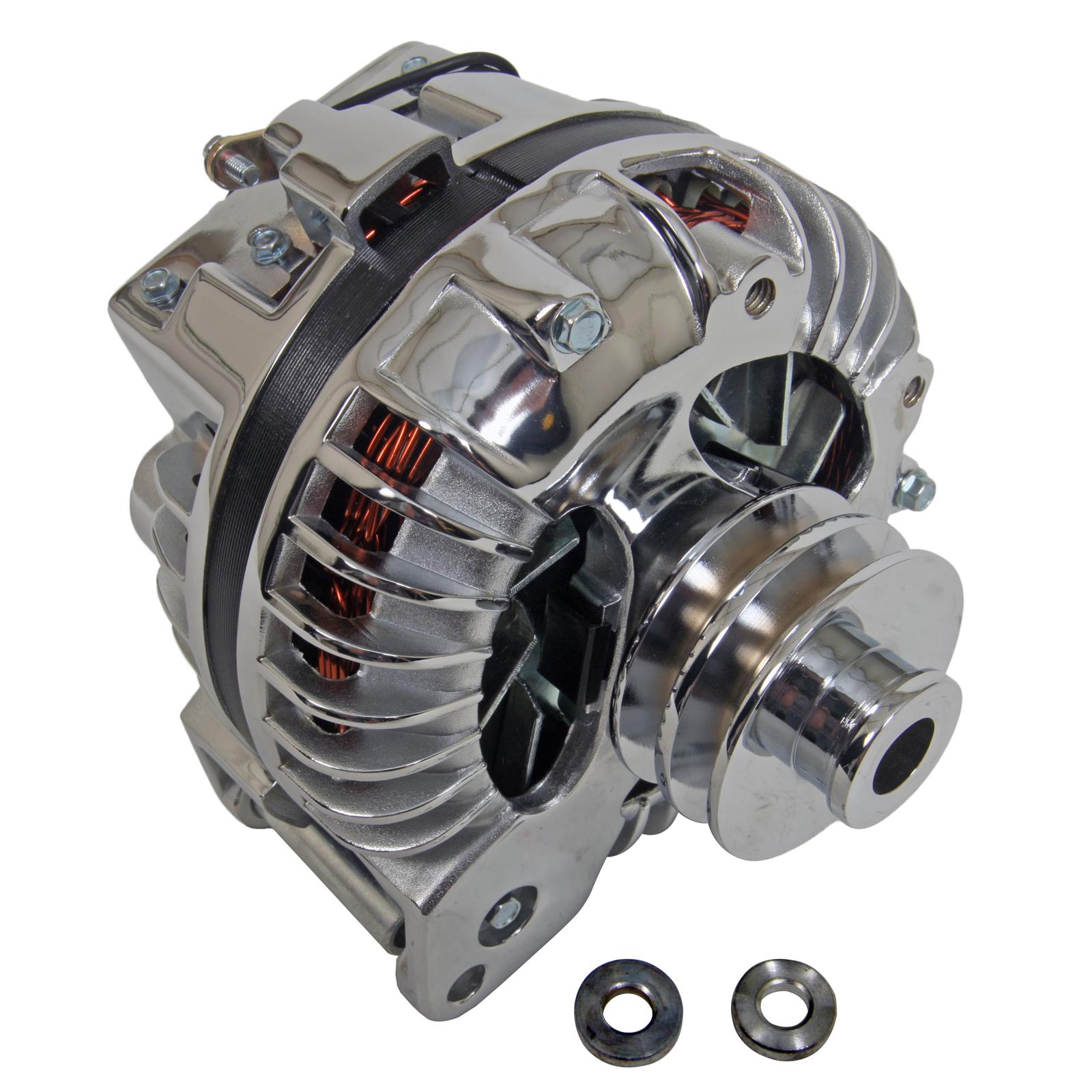 Summit Racing SUM-812118 Summit Racing™ Chrome Alternators | Summit Racing