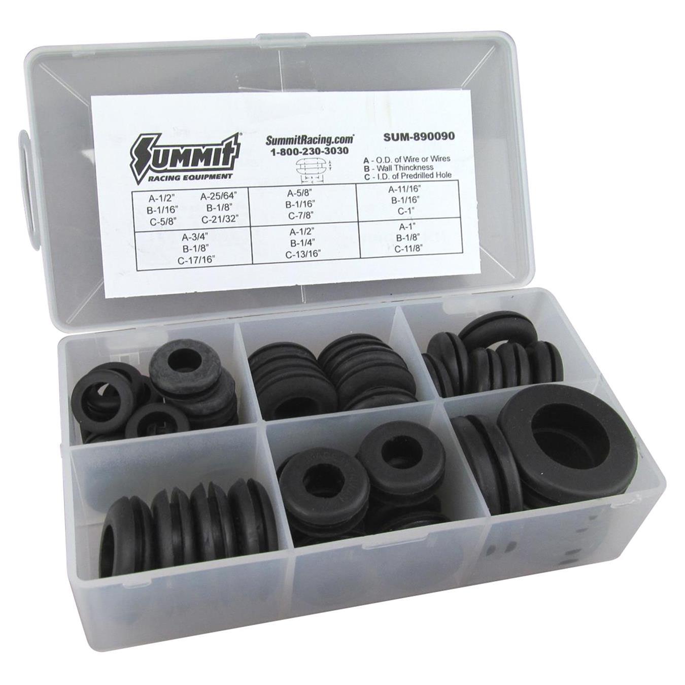 Summit Racing SUM-890090 Summit Racing Equipment® Grommet Assortment ...