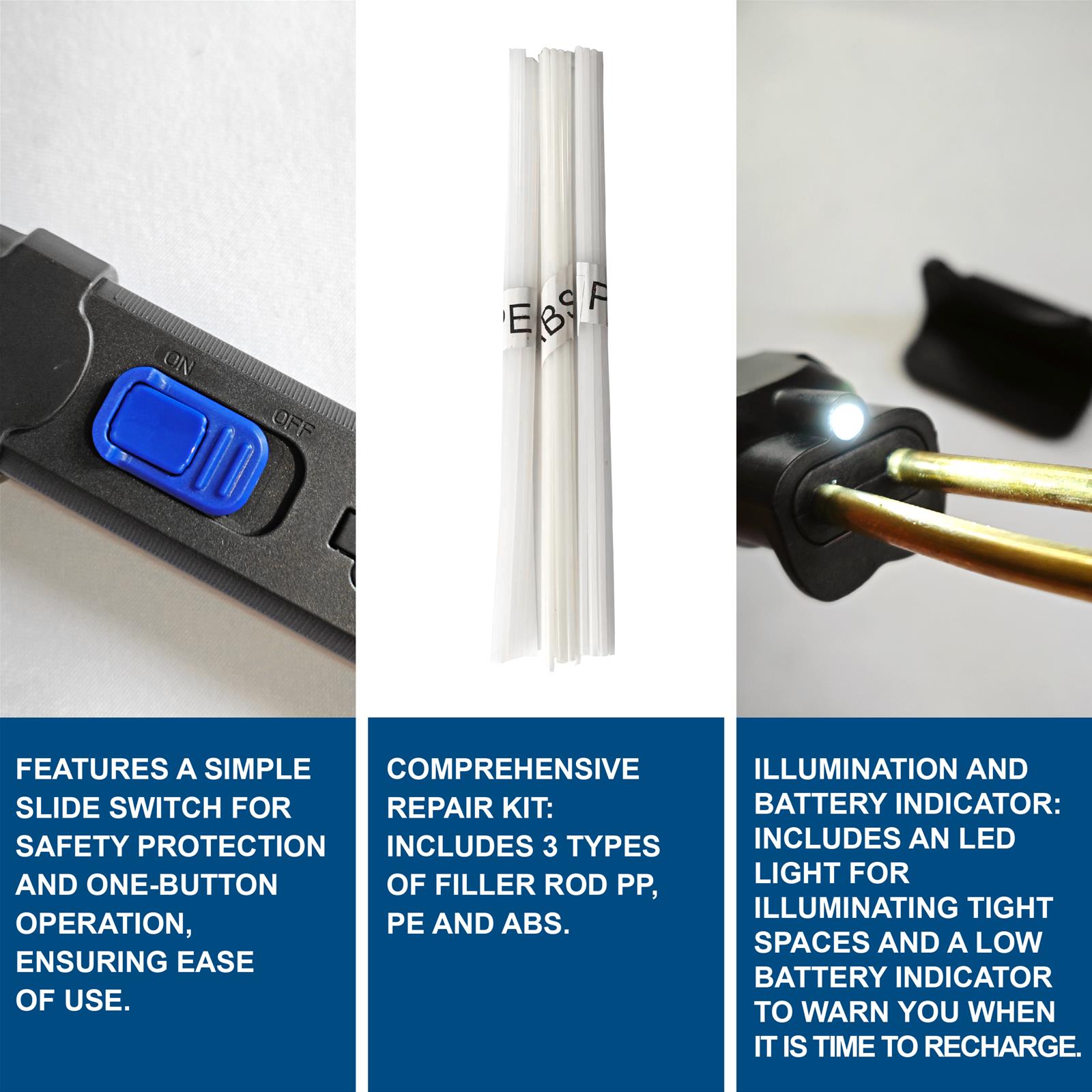 Summit Racing SUM-900441 Summit Racing™ Rechargeable Hot Stapler Kits ...