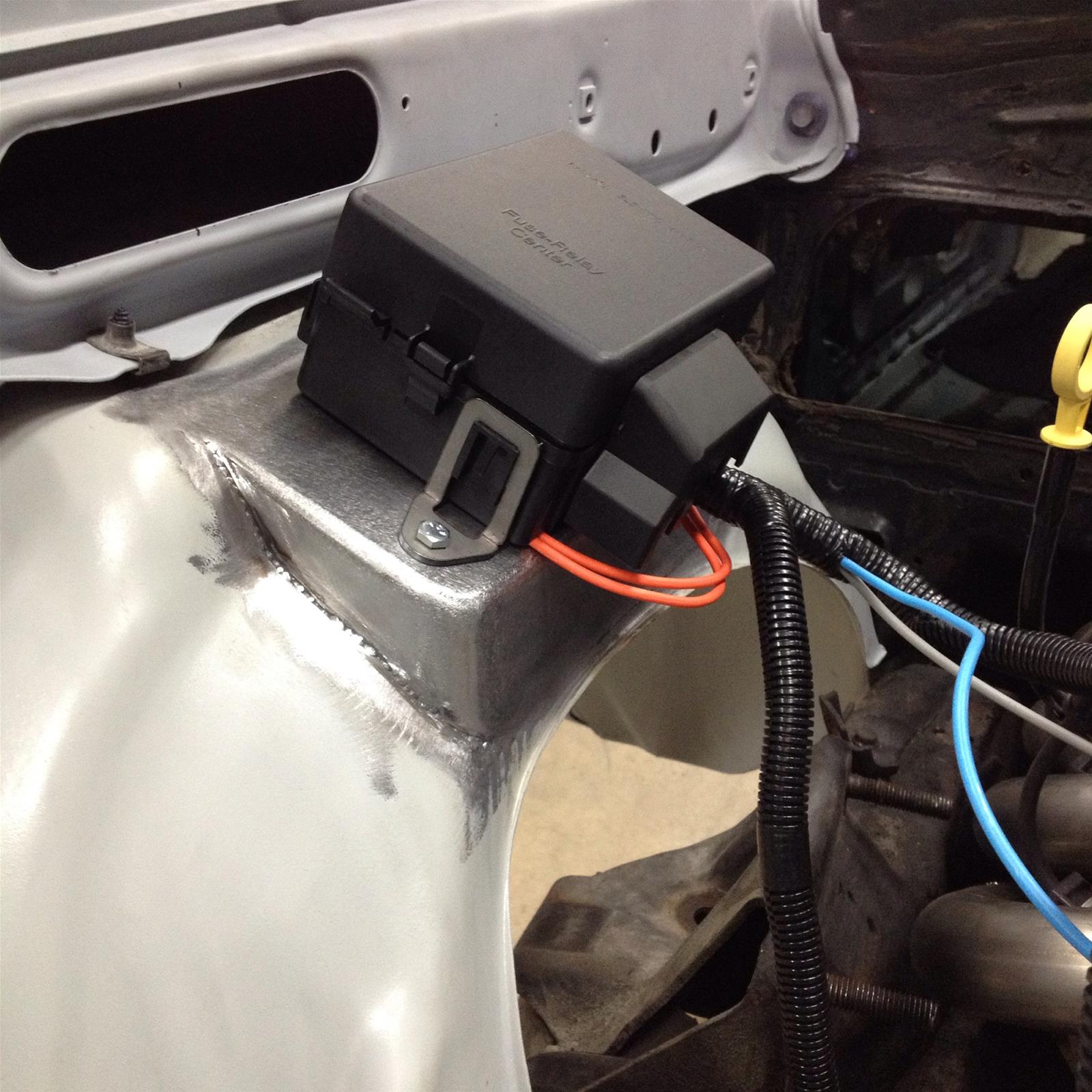 Delphi fuse/relay box rewire - mounting solution?