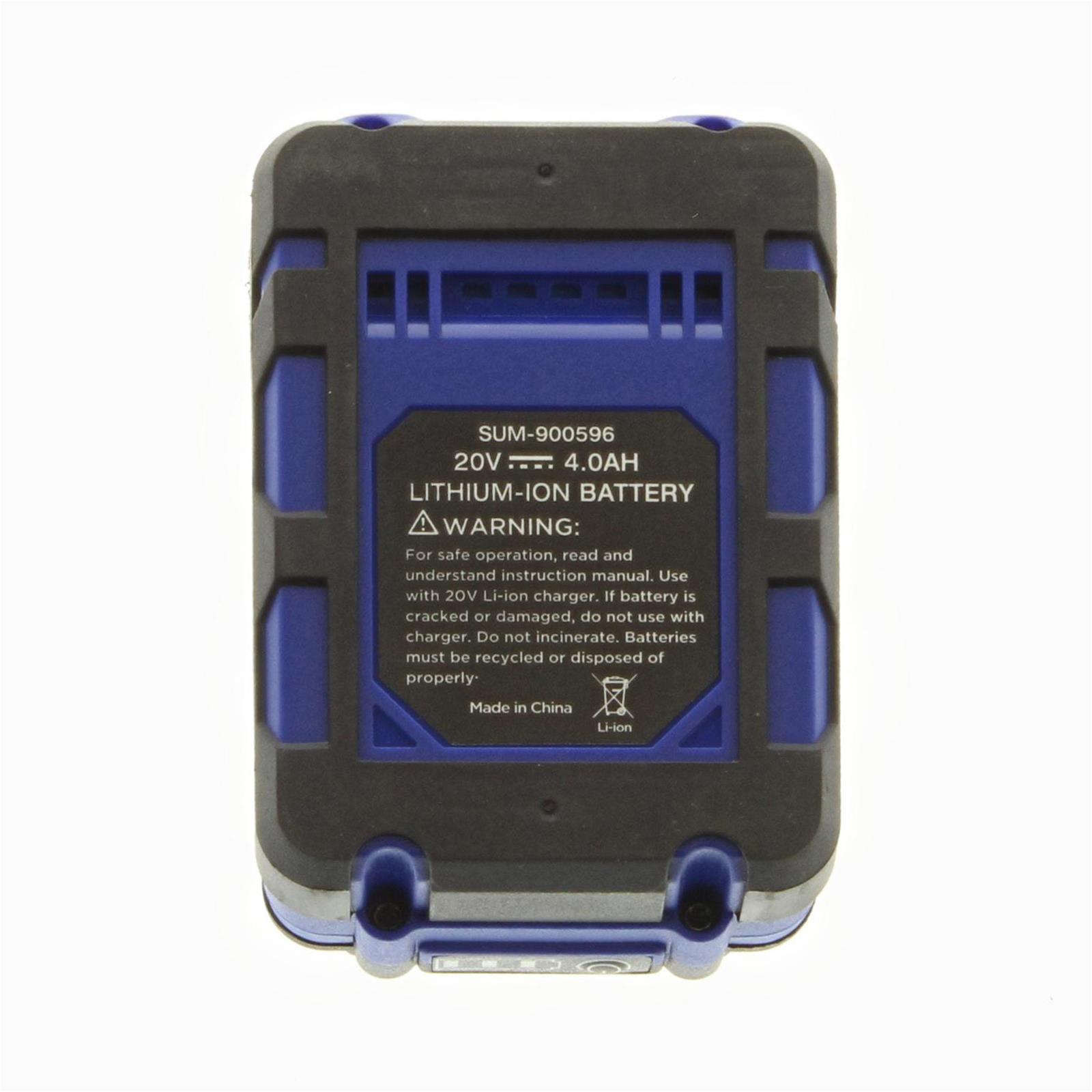 Summit Racing SUM-900596 Summit Racing™ 20V 4.0 Ah Lithium Rechargeable ...