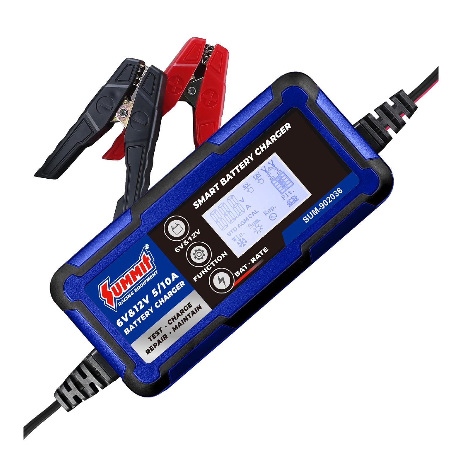 Summit Racing SUM-902036 Summit Racing™ 5A/10A Battery Charger ...