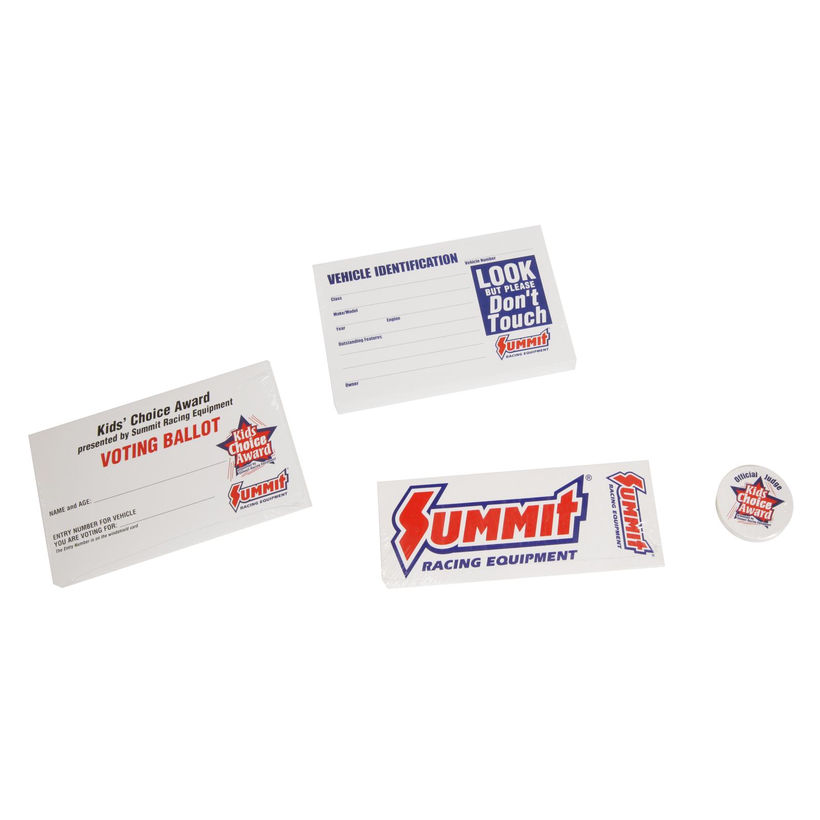 Summit Racing SUM-CARSHOWKIT Summit Racing™ Car Show Kits | Summit Racing