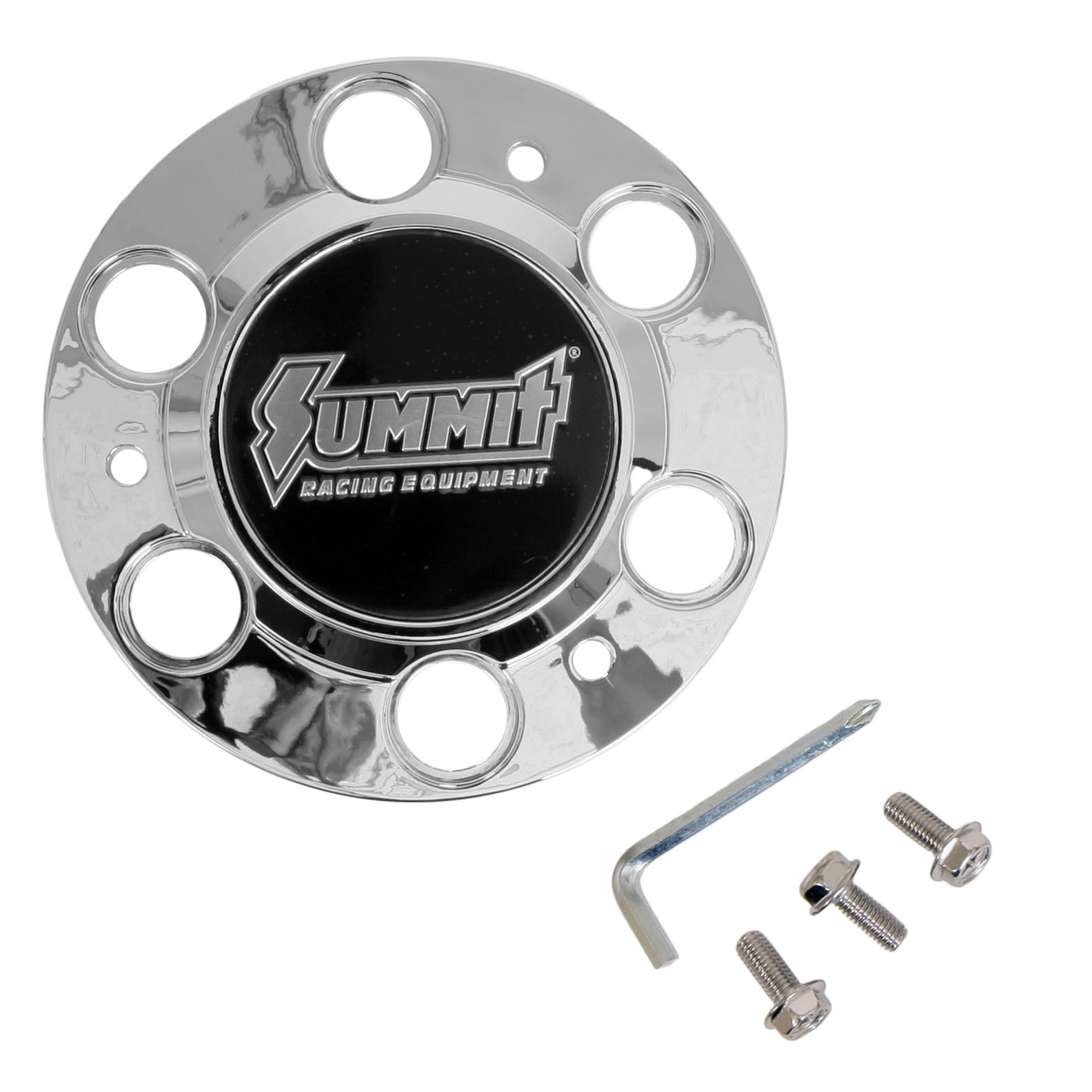 Summit Racing SUM-CCAP54-3 Summit Racing™ AlumaRally Wheel Center Caps ...