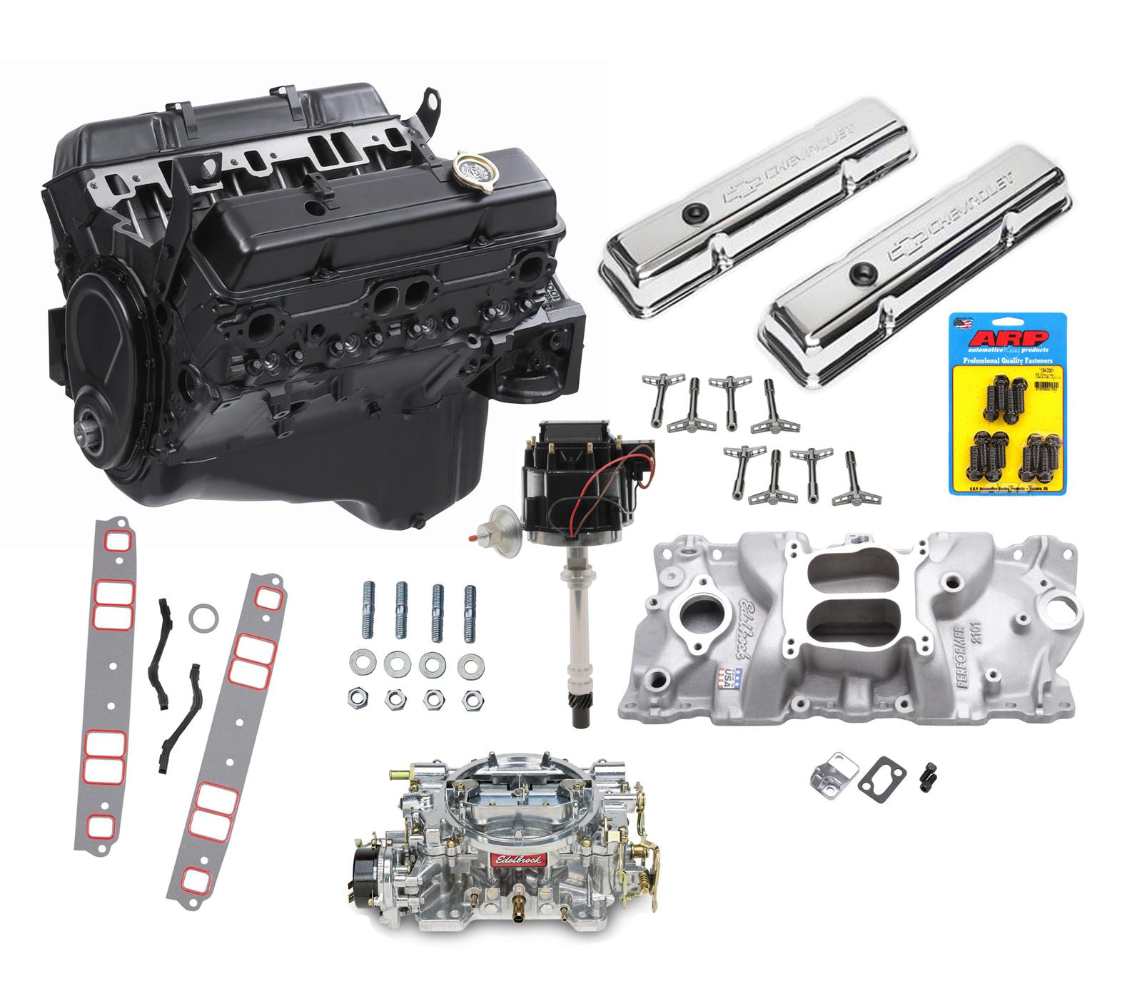 Summit Racing SUM-CSUMNAL7 Summit Racing® 350 C.I.D. 195 HP Long Block ...