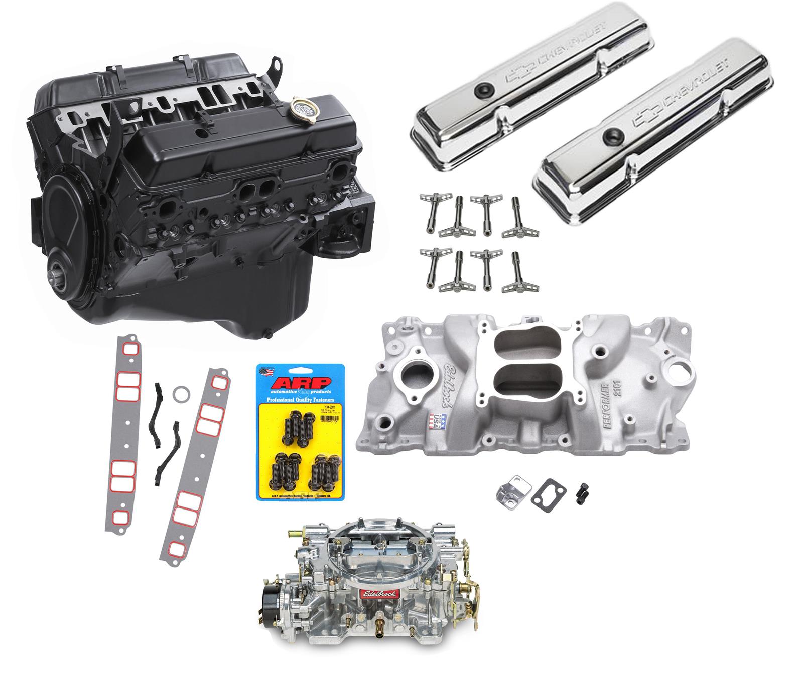 Summit Racing SUM-CSUMNAL9 Summit Racing® 350 C.I.D. 195 HP Long Block ...