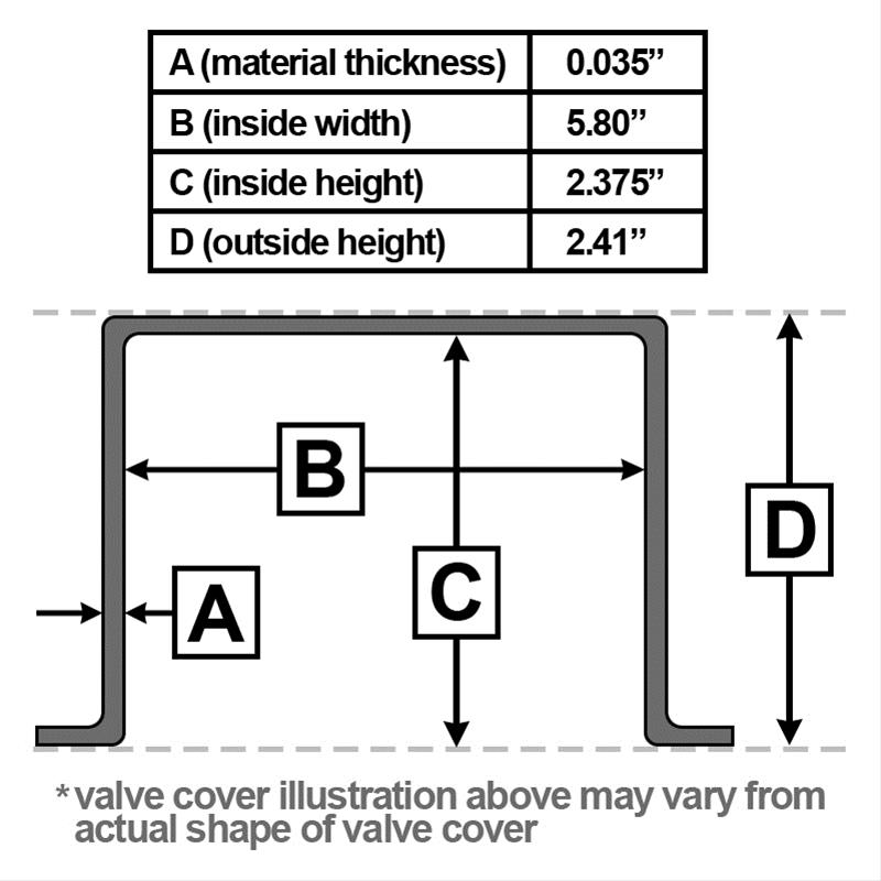 Summit Racing SUM-G3319B Summit Racing™ Valve Covers | Summit Racing