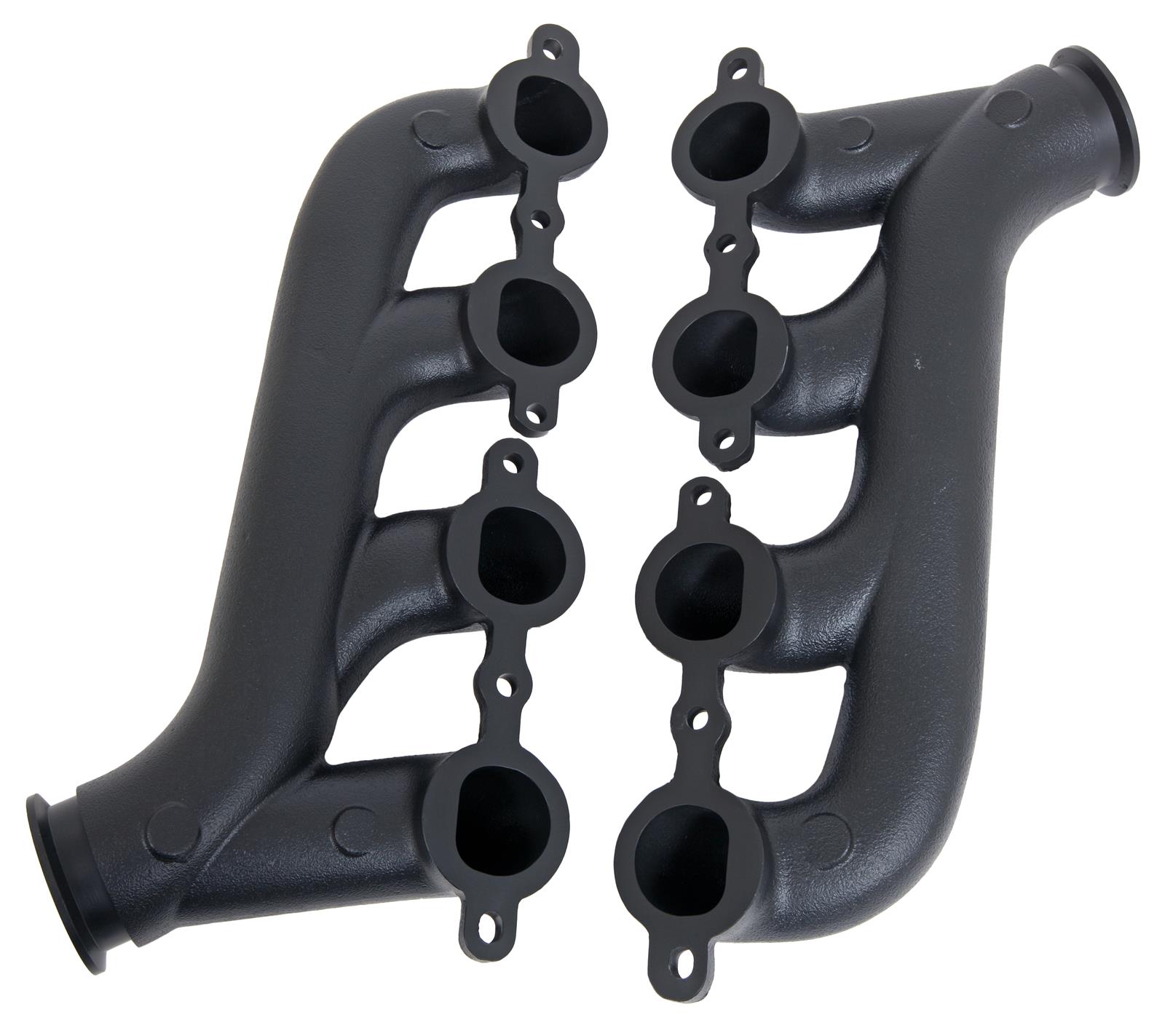 Summit Racing SUM-G9080V-B Summit Racing™ Cast Exhaust Manifolds ...
