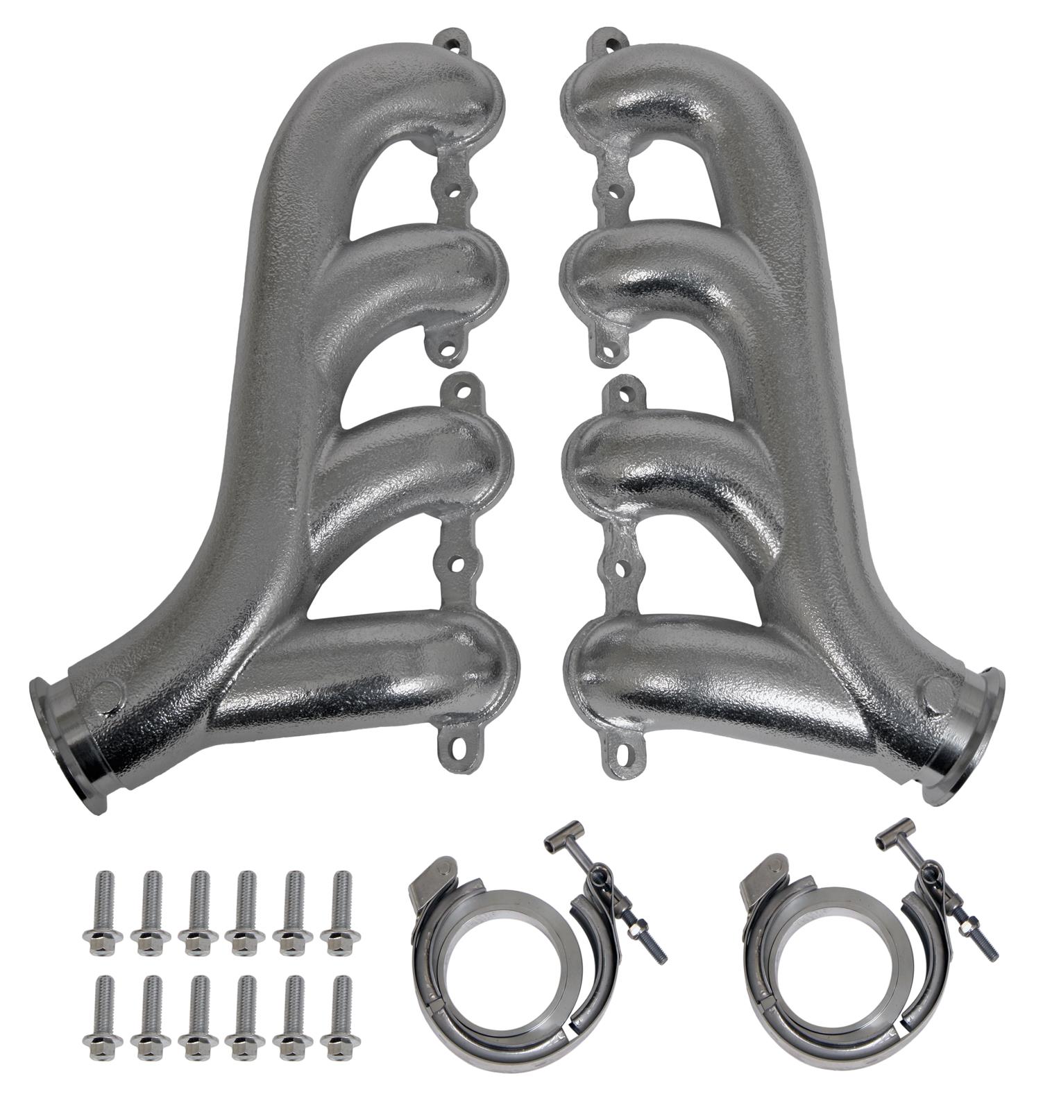 Summit Racing SUM-G9082V-S Summit Racing™ Cast Exhaust Manifolds ...