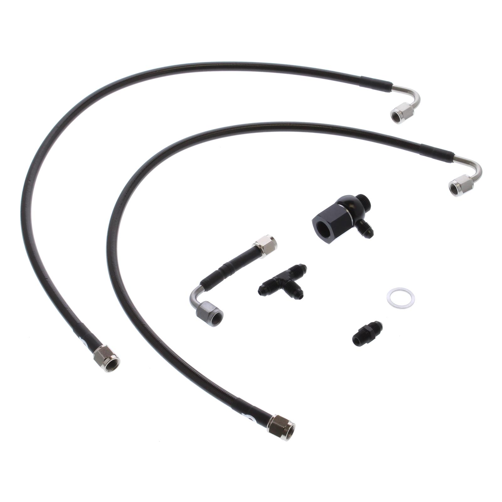 Summit Racing SUM-G9302-OLK Summit Racing™ Turbo Oil Feed Lines ...