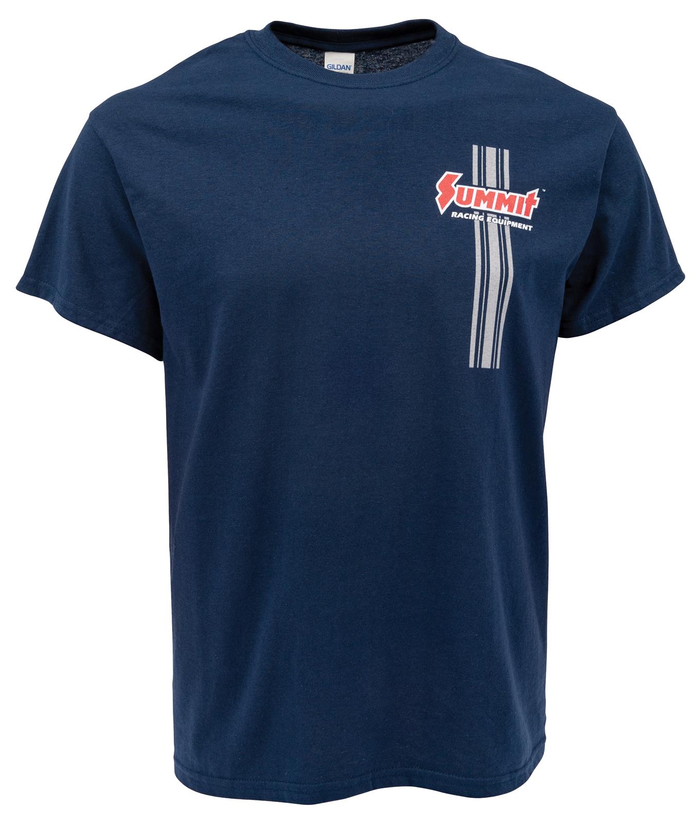 Summit Racing Equipment® Racing Stripes Logo T-Shirts | Summit Racing