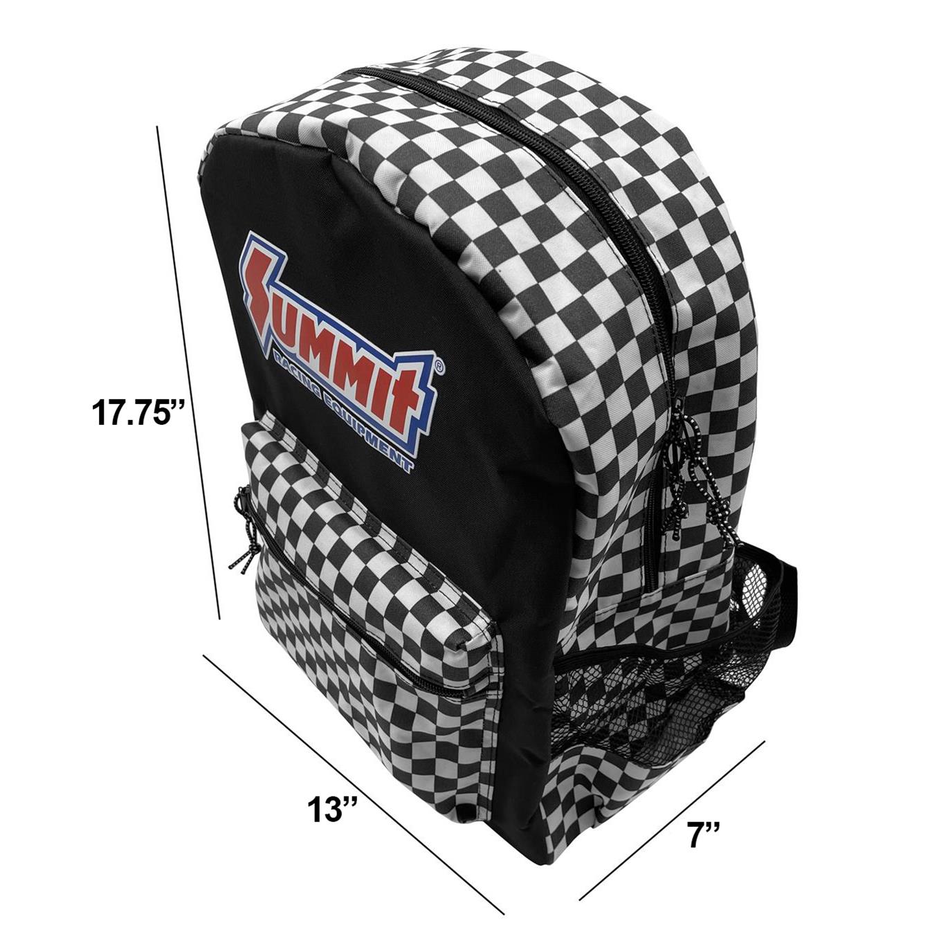 Summit Racing SUM-P42 Summit Racing Equipment® Checkered Flag Backpacks ...