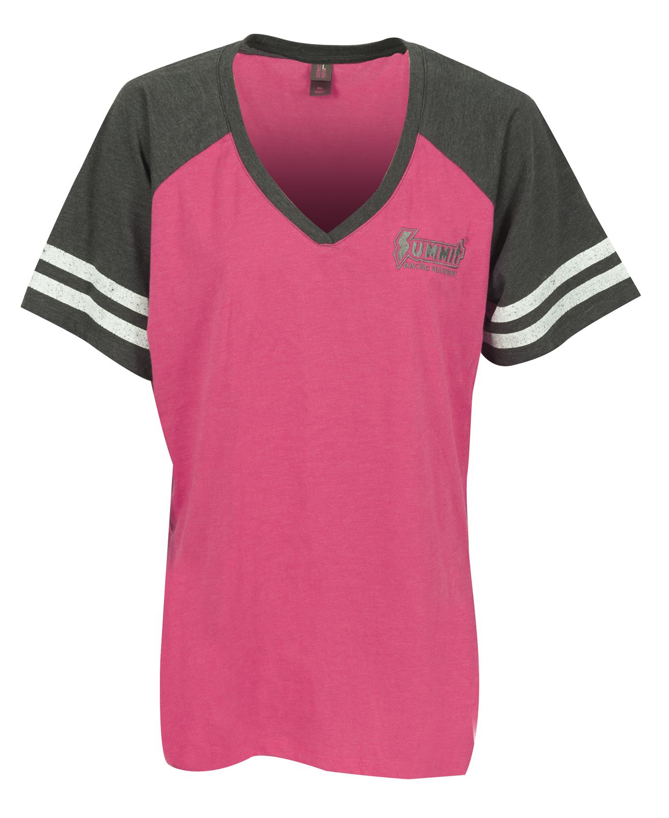 Summit Racing SUM-P61211S Summit Racing™ Ladies Varsity T-Shirts ...