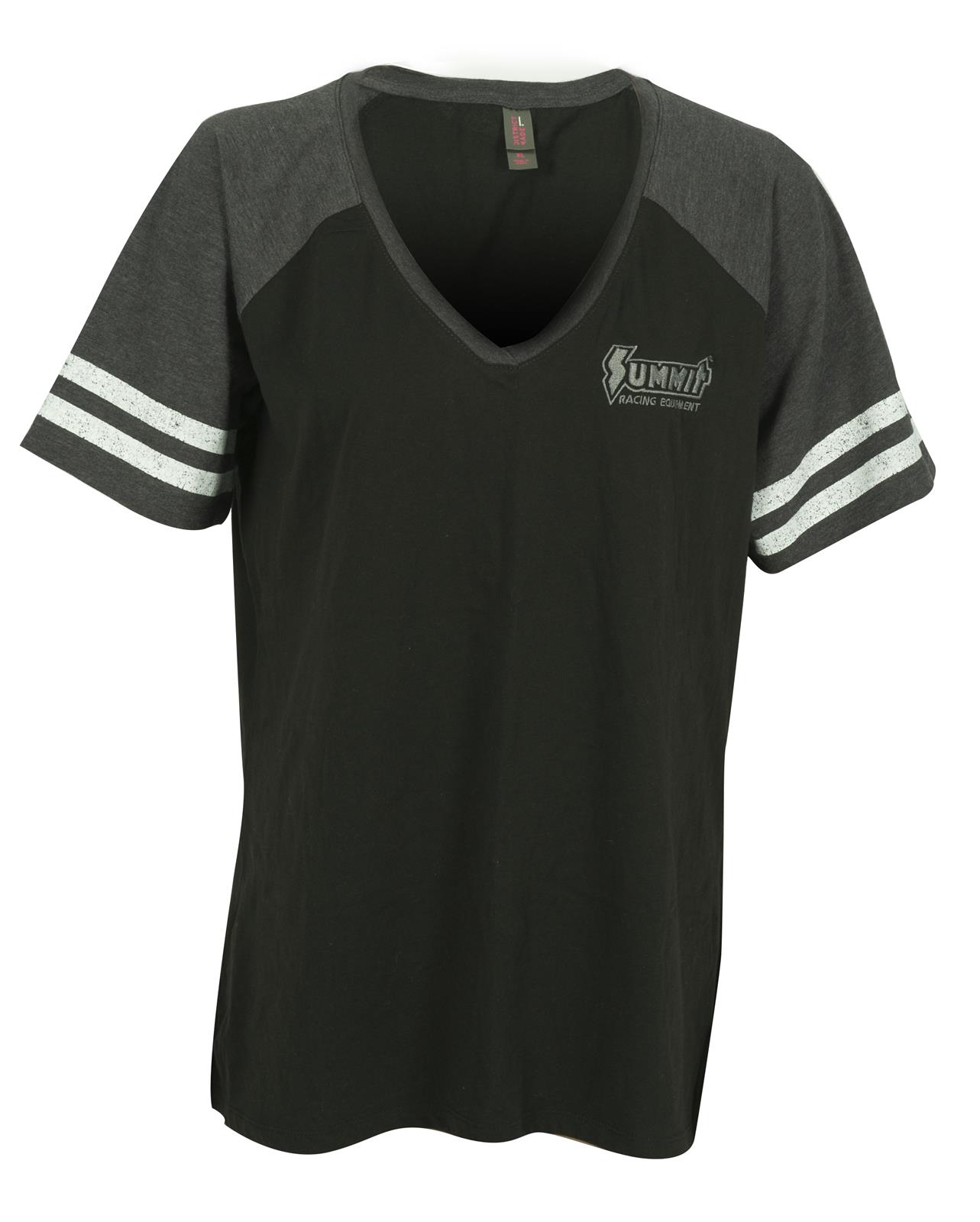 Summit Racing SUM-P61213XL Summit Racing™ Ladies Varsity T-Shirts ...