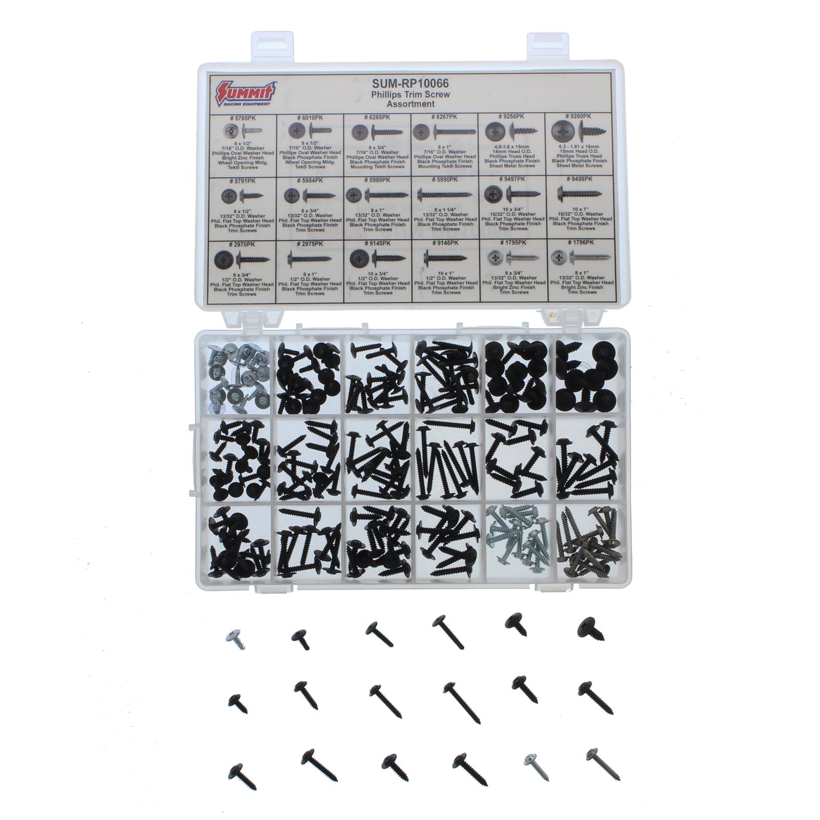 Summit Racing SUM-RP10066 Summit Racing™ Screw Kits | Summit Racing