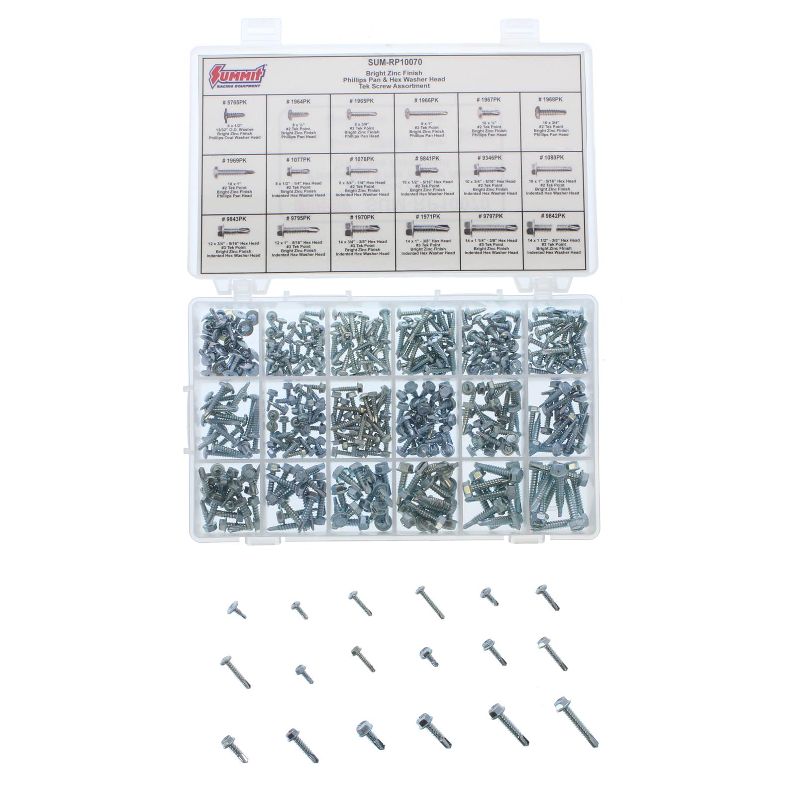 Summit Racing SUM-RP10070 Summit Racing™ Screw Kits | Summit Racing
