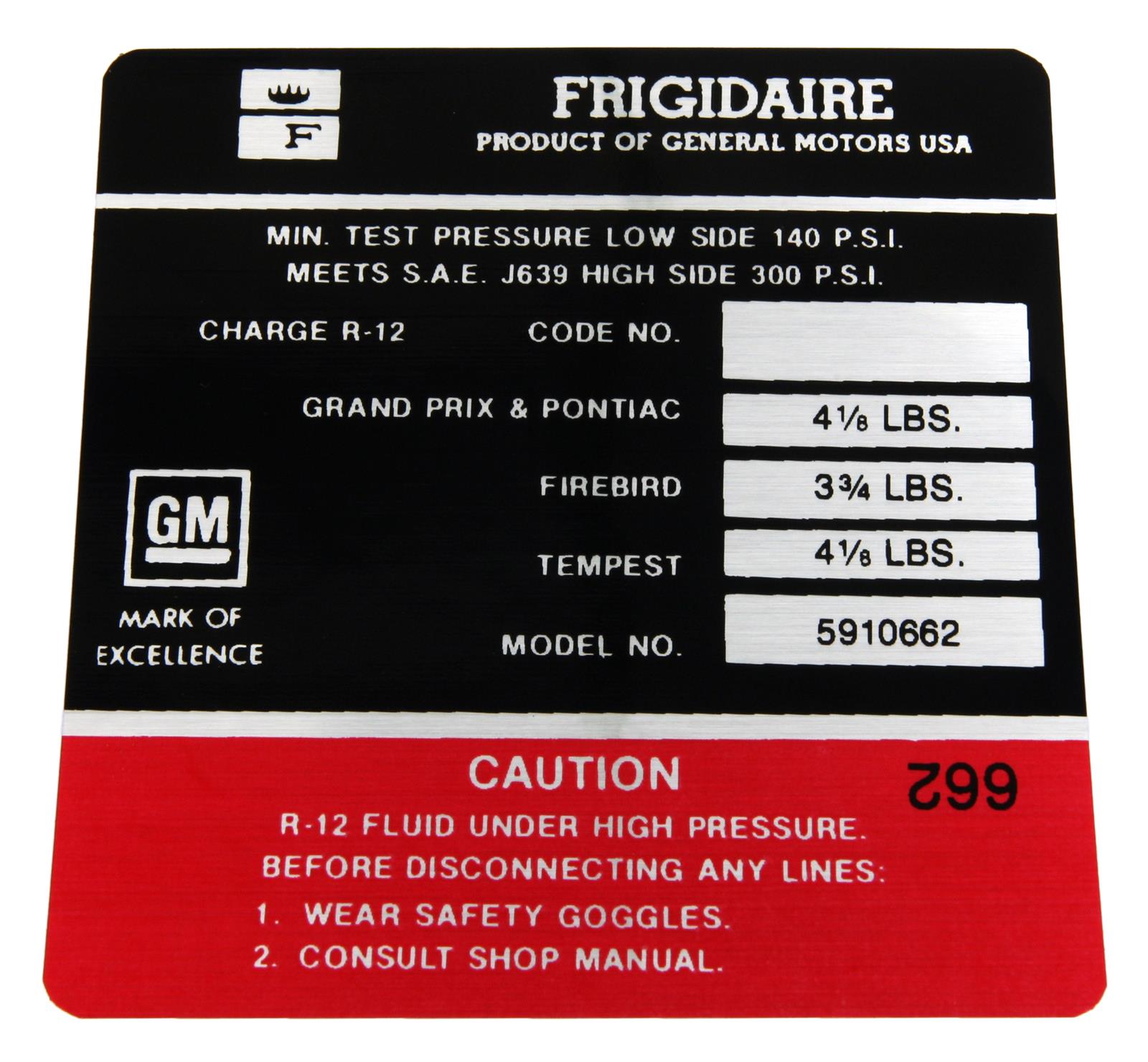 Summit Racing SUM-RP21909 Summit Racing™ Restoration Decals | Summit Racing