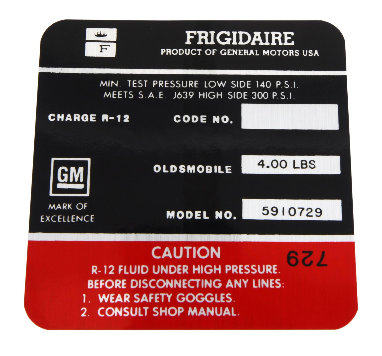 Summit Racing SUM-RP21939 Summit Racing™ Restoration Decals | Summit Racing