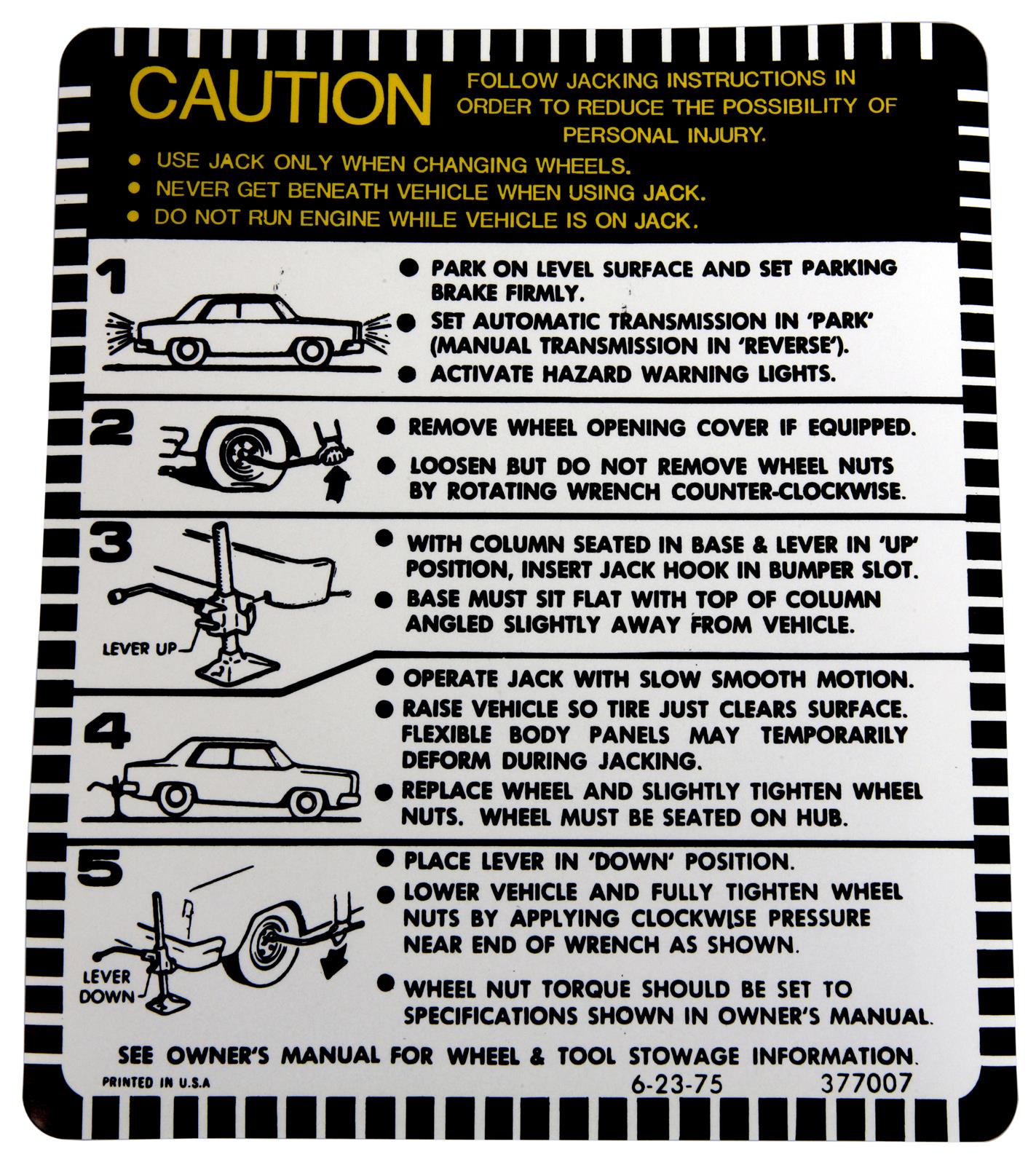 Summit Racing SUM-RP21945 Summit Racing™ Restoration Decals | Summit Racing