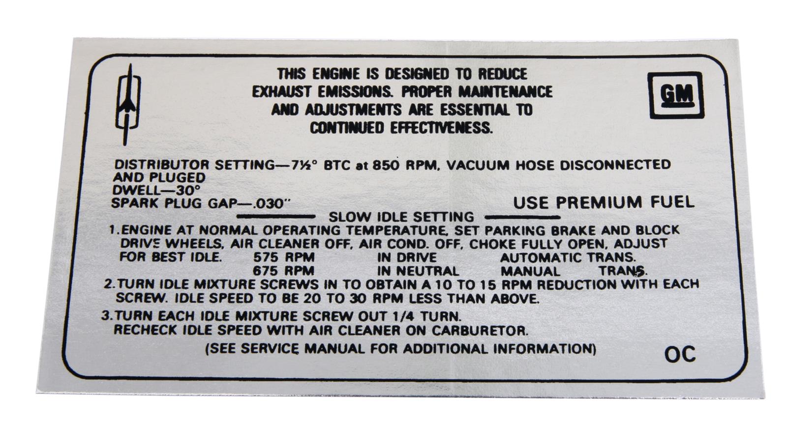 Summit Racing SUM-RP21958 Summit Racing™ Restoration Decals | Summit Racing