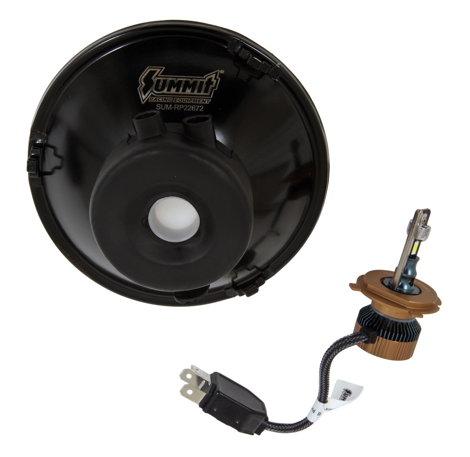 Summit Racing SUM-RP22672 Summit Racing™ Direct-Fit LED Headlight ...