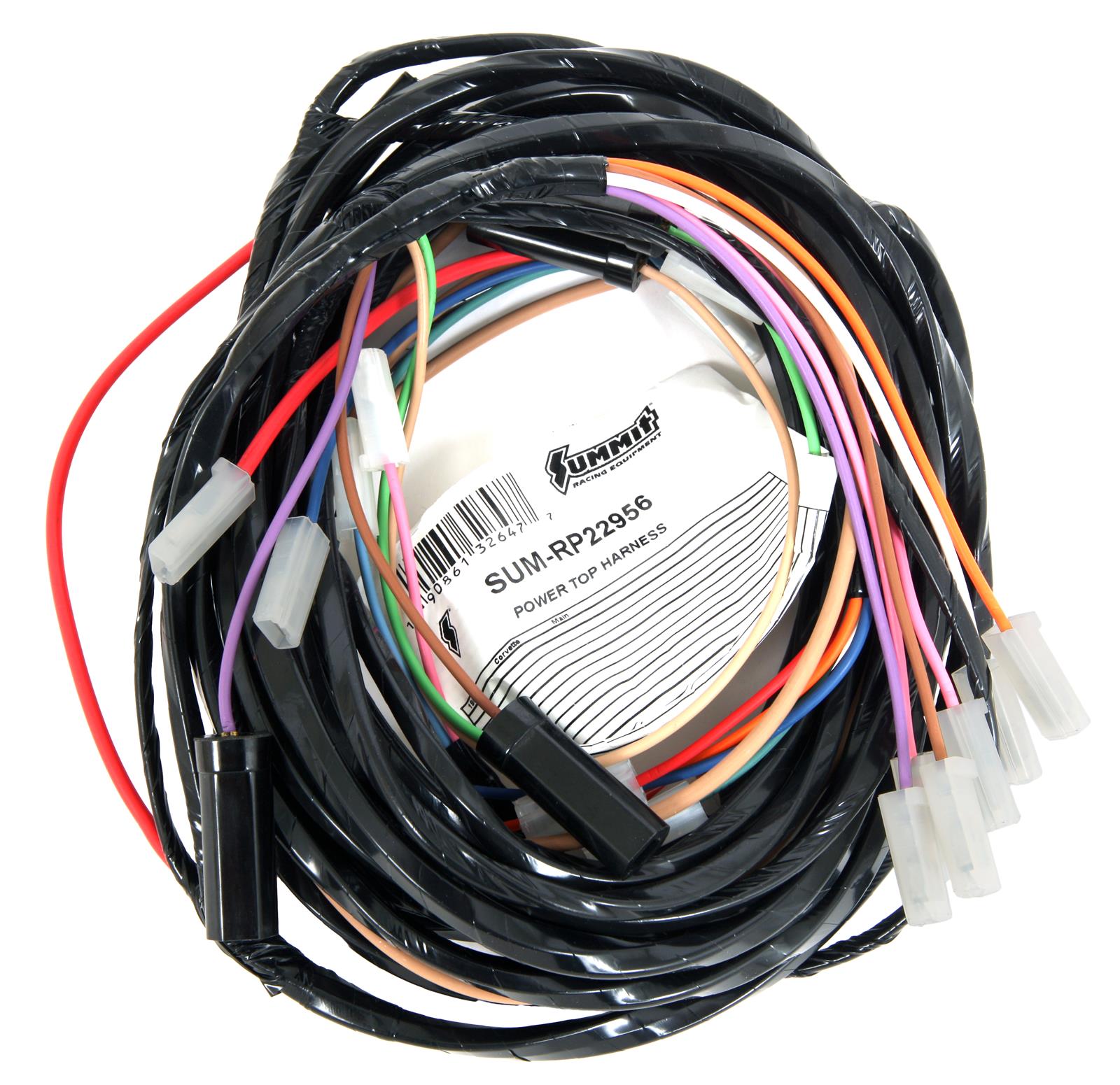 Summit Racing SUM-RP22956 Summit Racing™ Reproduction Wiring Harnesses ...