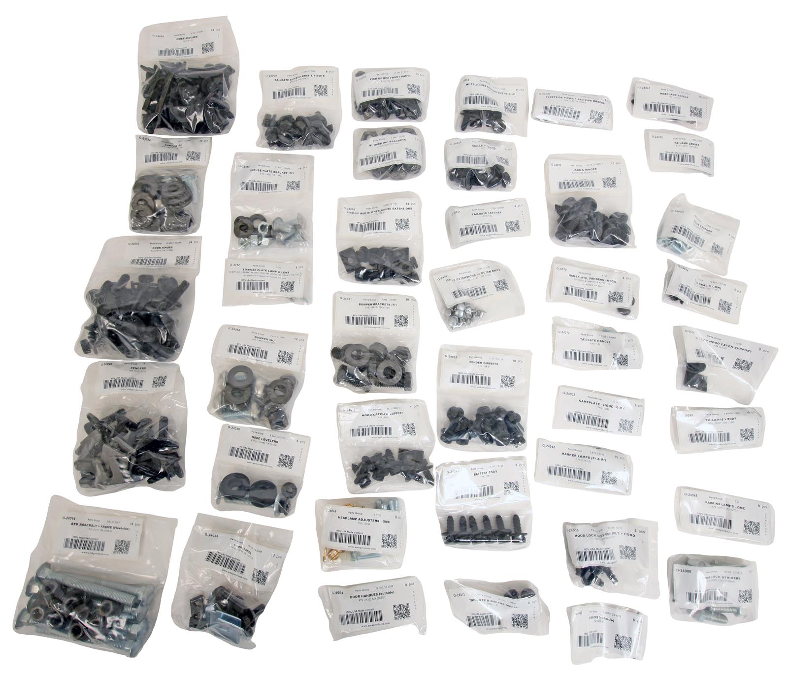 Summit Racing SUM-RP24403 Summit Racing™ Restoration Body Fastener Kits ...