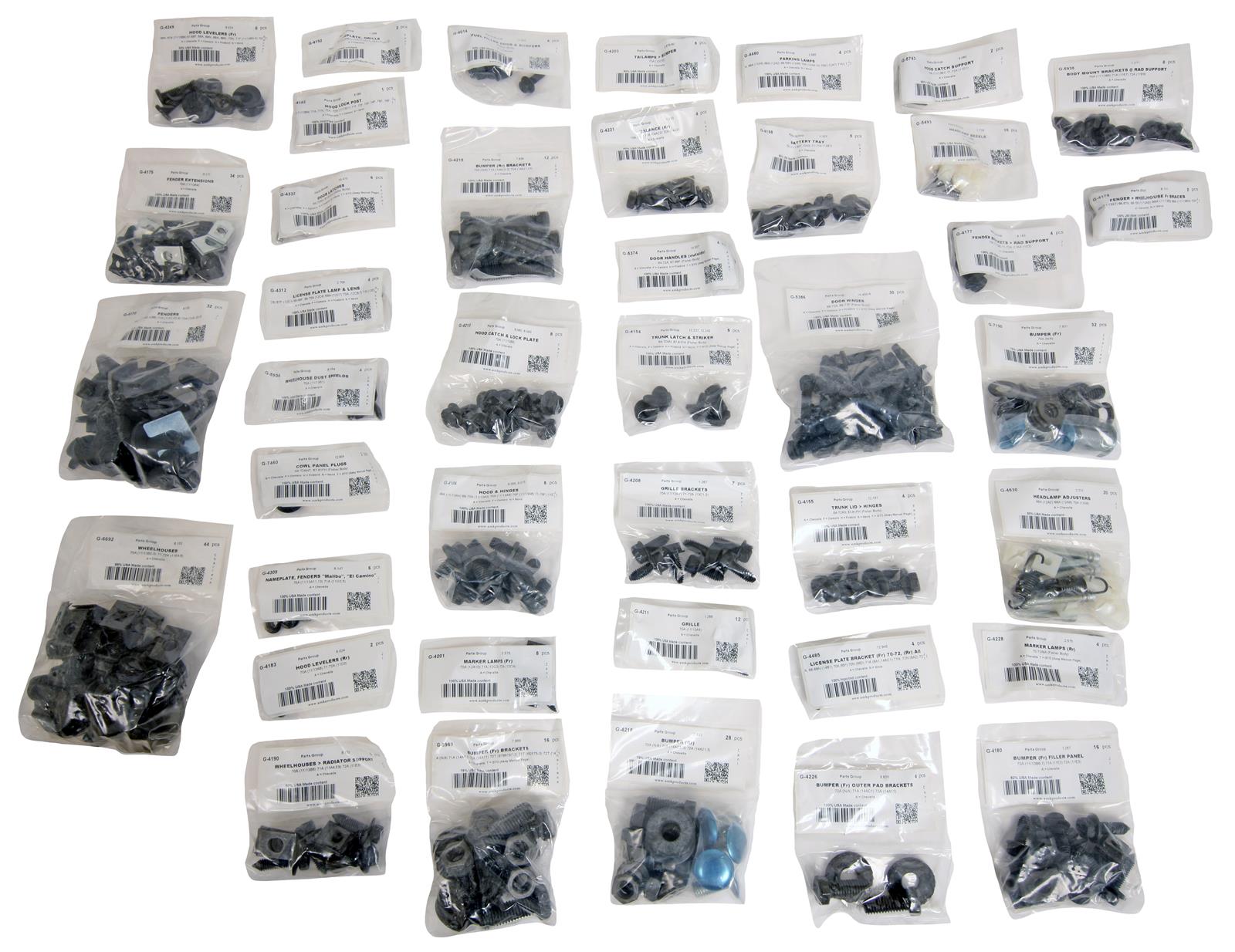 Summit Racing SUM-RP80337 Summit Racing™ Restoration Chassis Hardware ...