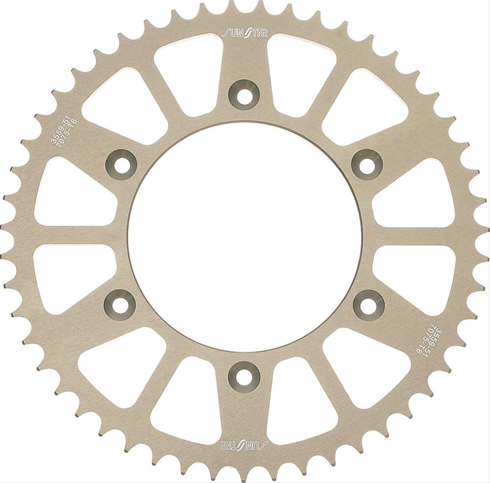Sunstar Sprockets 5-362645 Sunstar Works Triplestar Aluminum Sprockets ...