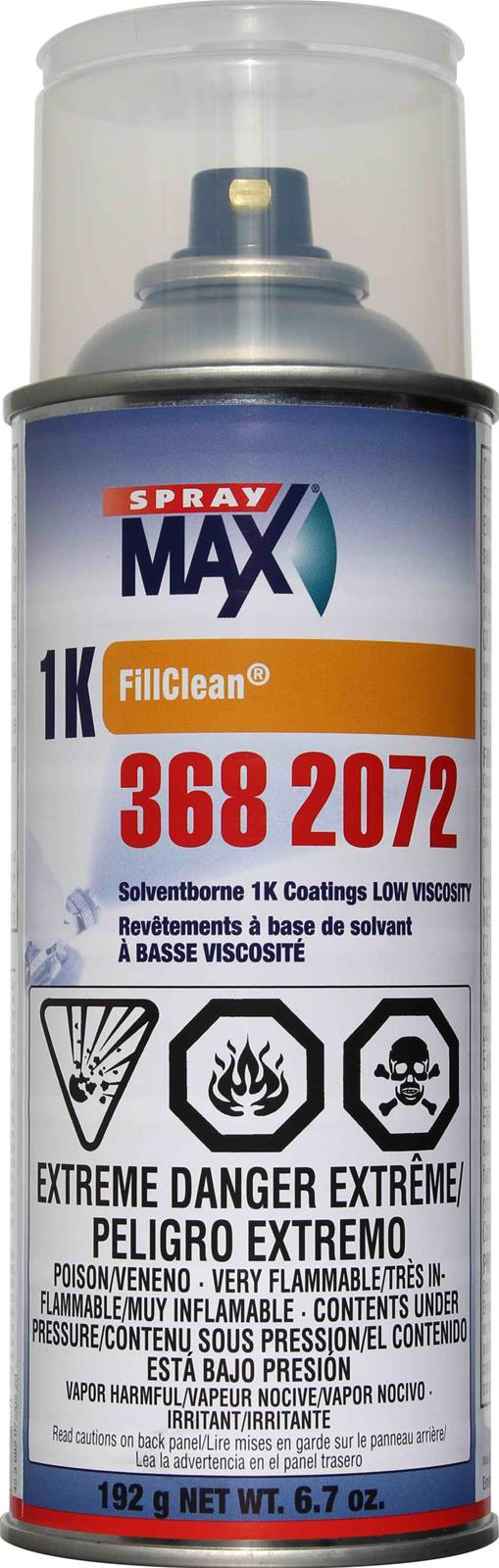 Spraymax 3682072-6 SprayMax 1K FillClean Refillable Aerosol Cans ...
