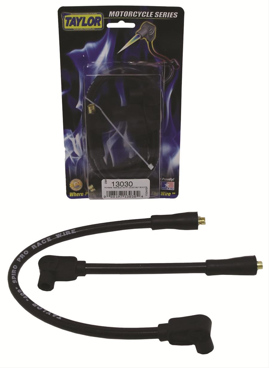 Taylor Cable 13030 Taylor 409 Pro Race Spiro-Wound 10.4mm Spark Plug ...