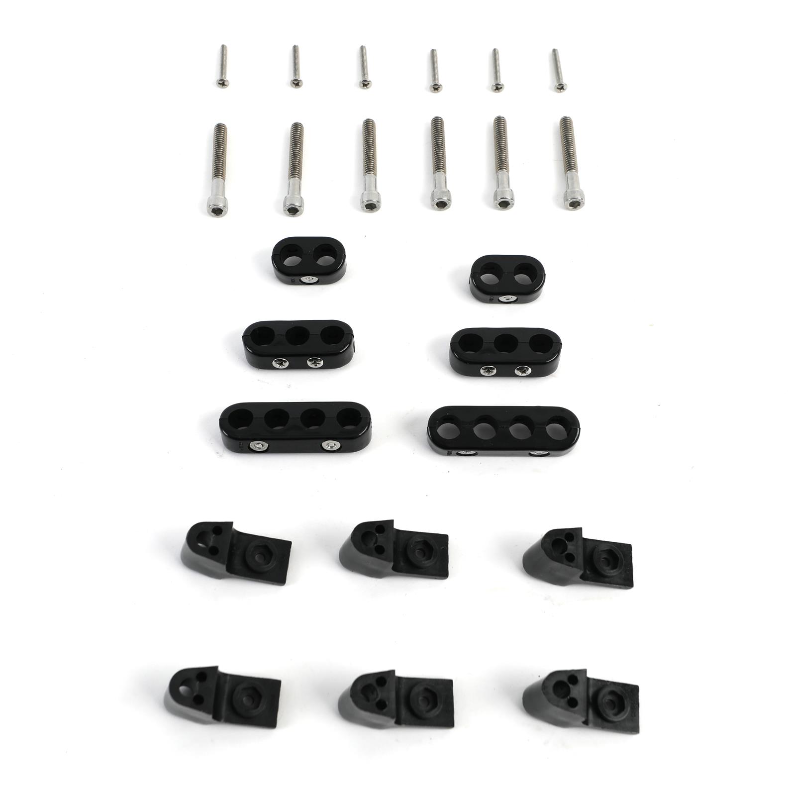 Taylor Cable 42501 Taylor V8 Horizontal Wire Loom Kits | Summit Racing