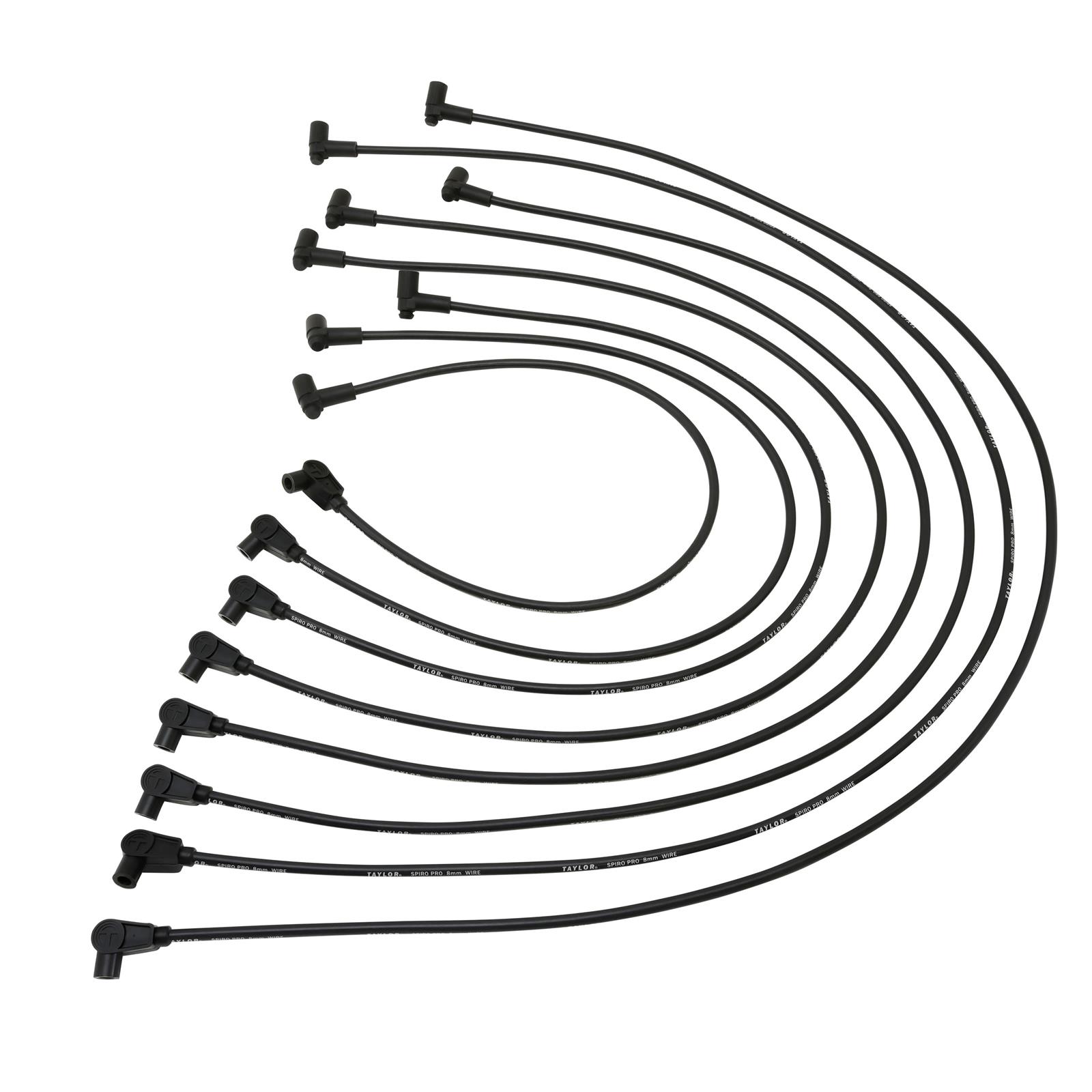 Taylor Cable 74006 Taylor Spiro-Pro Spark Plug Wire Sets | Summit Racing