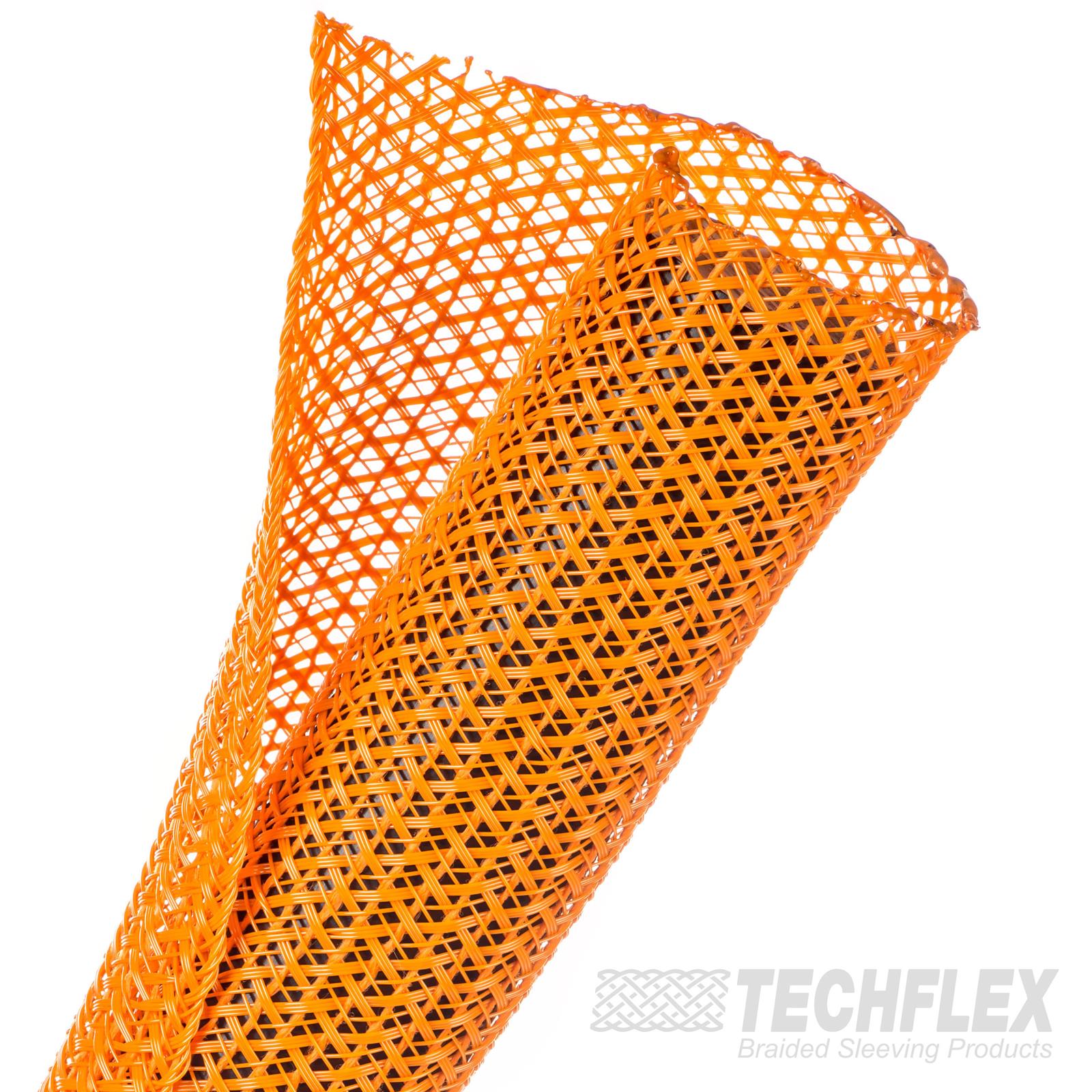 Techflex F6N1.00OR6 Techflex Flexo F6 Self-Wrapping Braided Sleeving ...