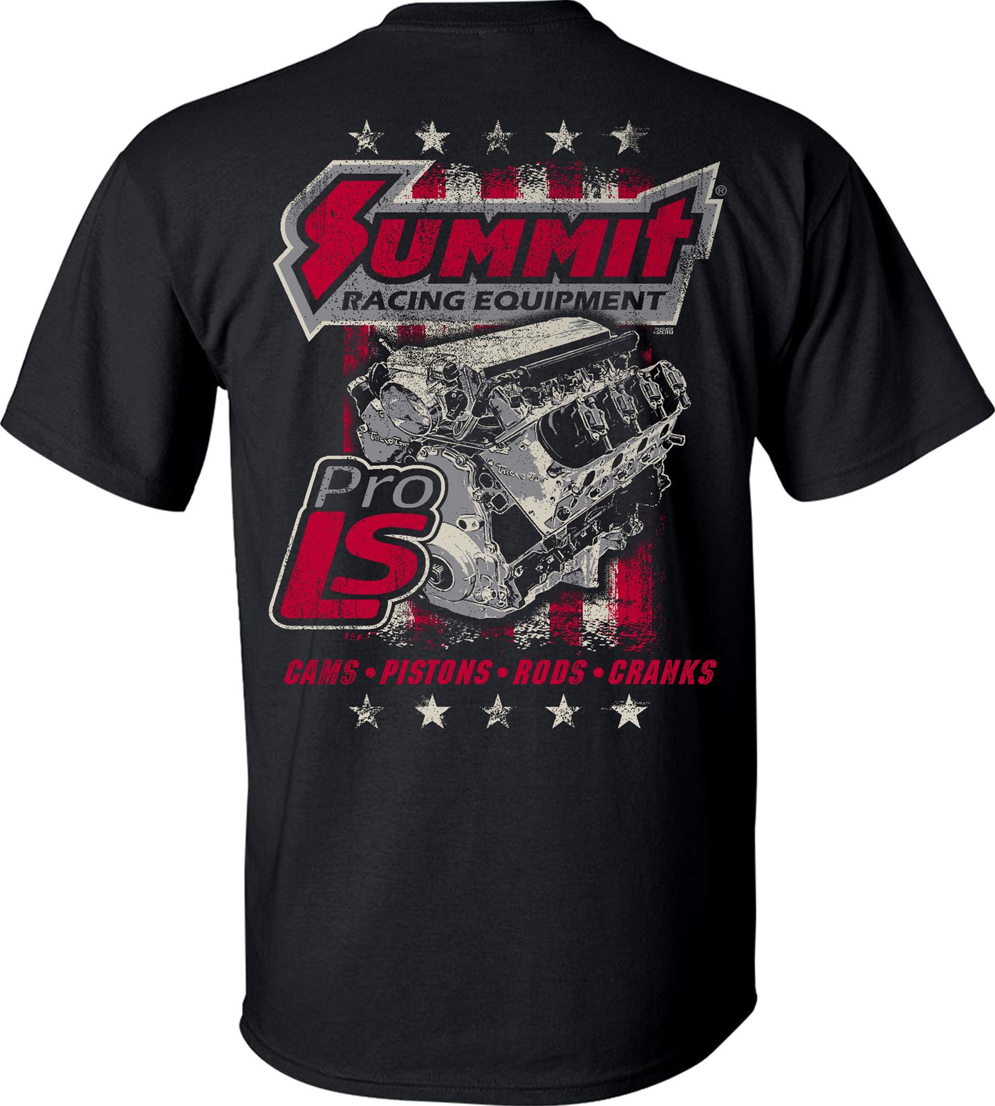 Summit Racing 0192-XL Summit Racing Equipment® Pro LS Engine T-Shirt ...