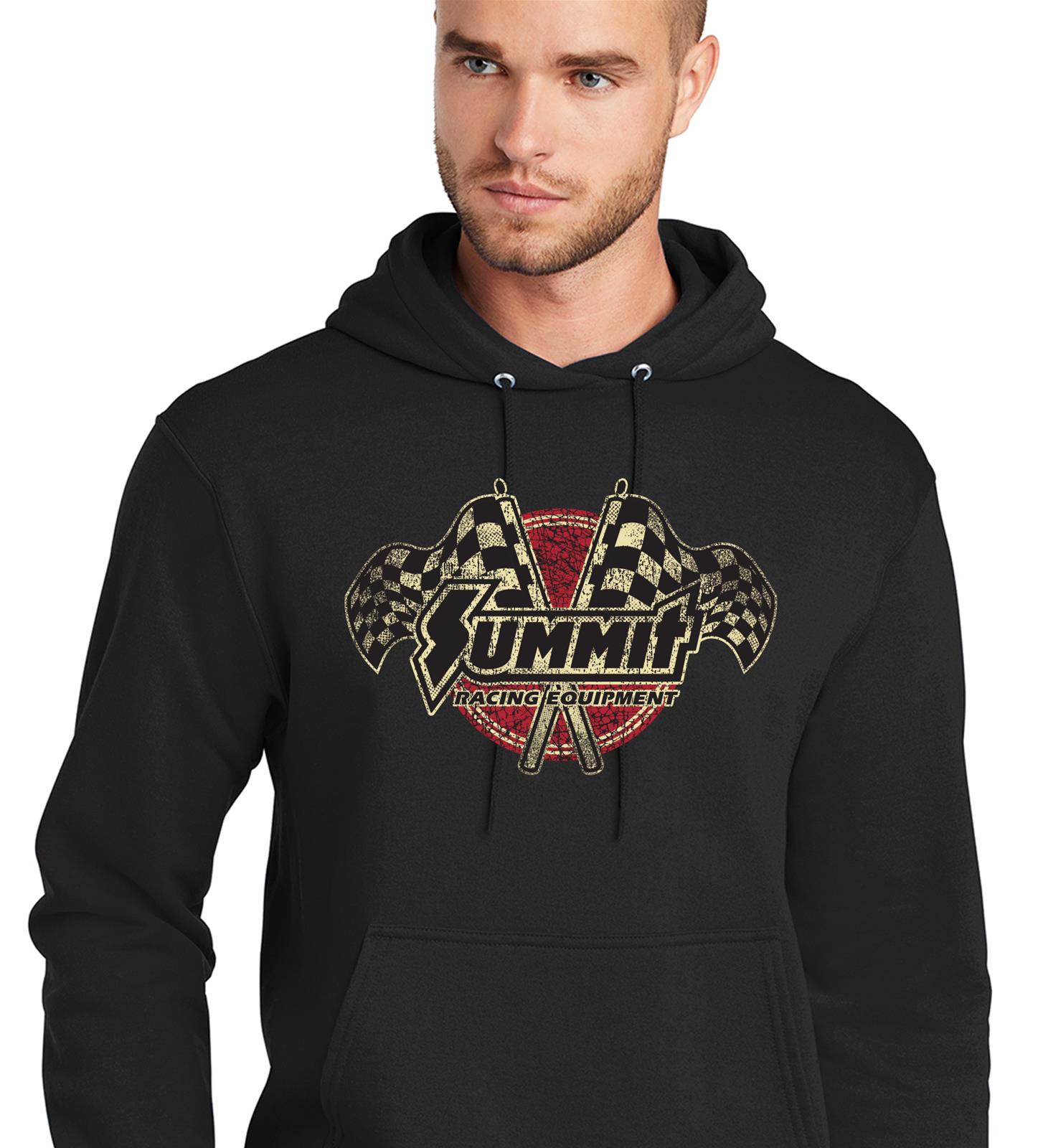 Summit Racing Equipment® Checkered Flag Hooded Sweatshirts | Summit Racing