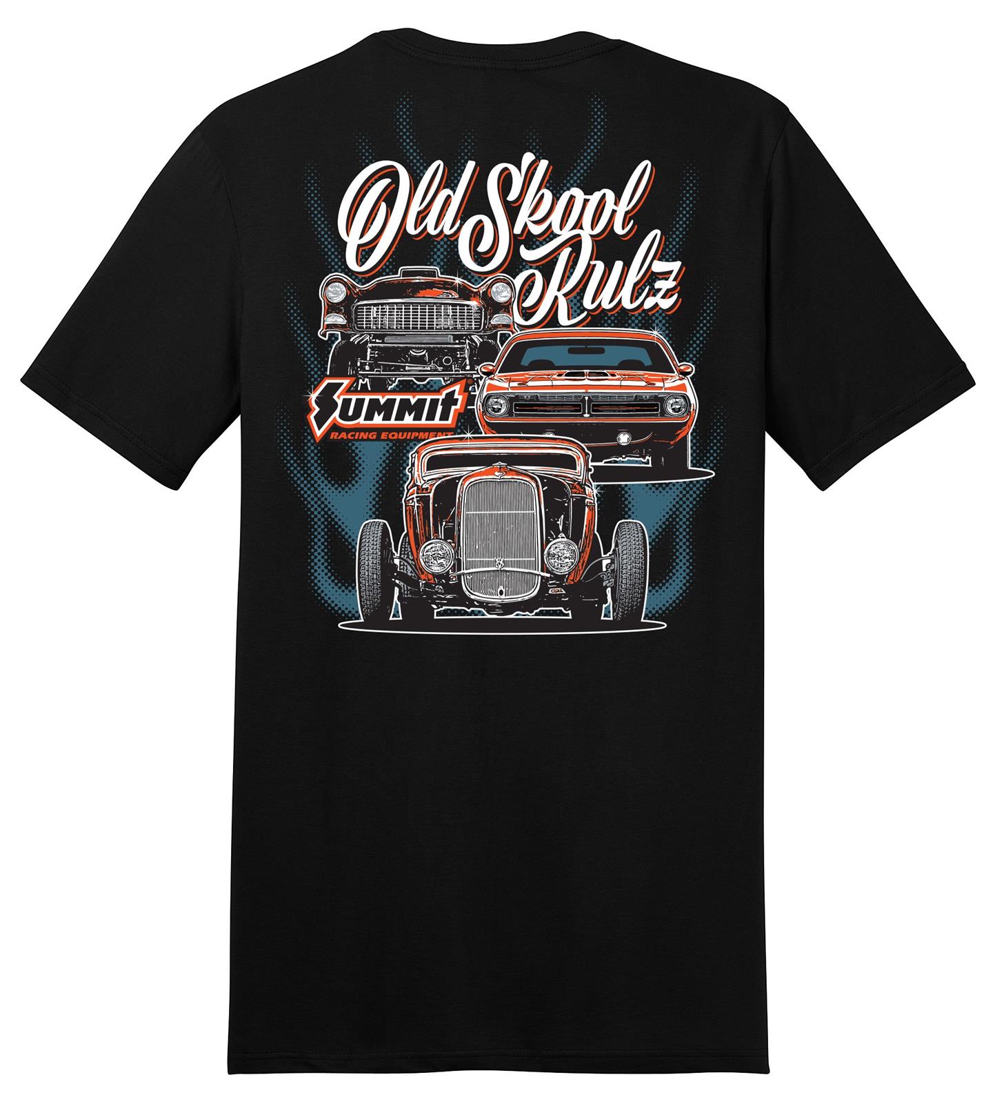Summit Racing 0706-XL Summit Racing Equipment® Old Skool Rulz T-Shirts ...