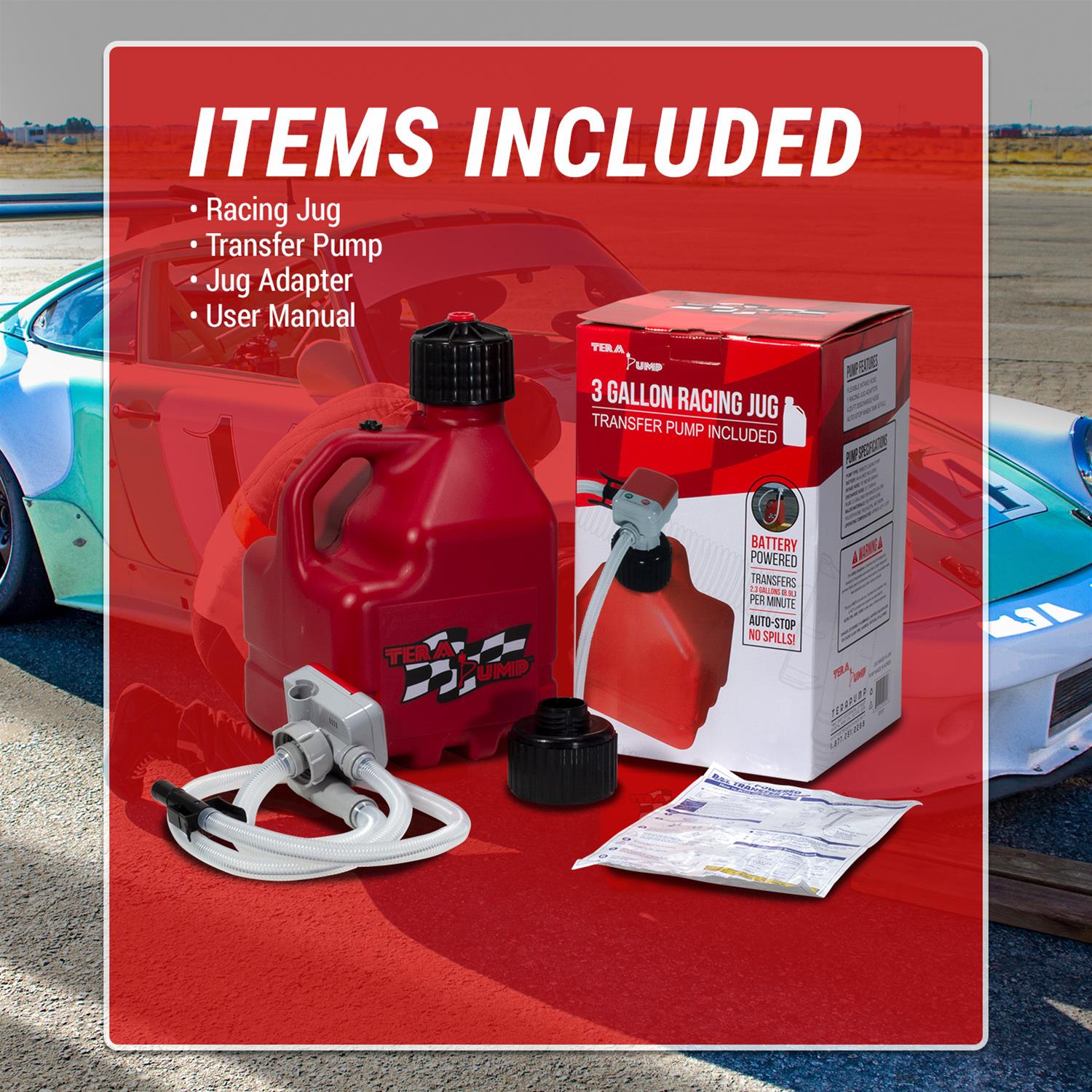 TERA PUMP 20160 Tera Pump 3-Gallon Jug and Pump Combos | Summit Racing